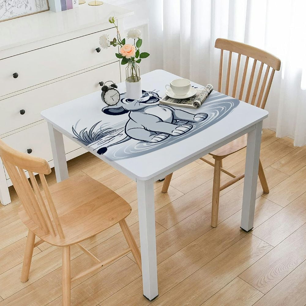 HAOXIT Lion Wang Tablecloths Cartoon Themed Table Cover, Rectangle ...