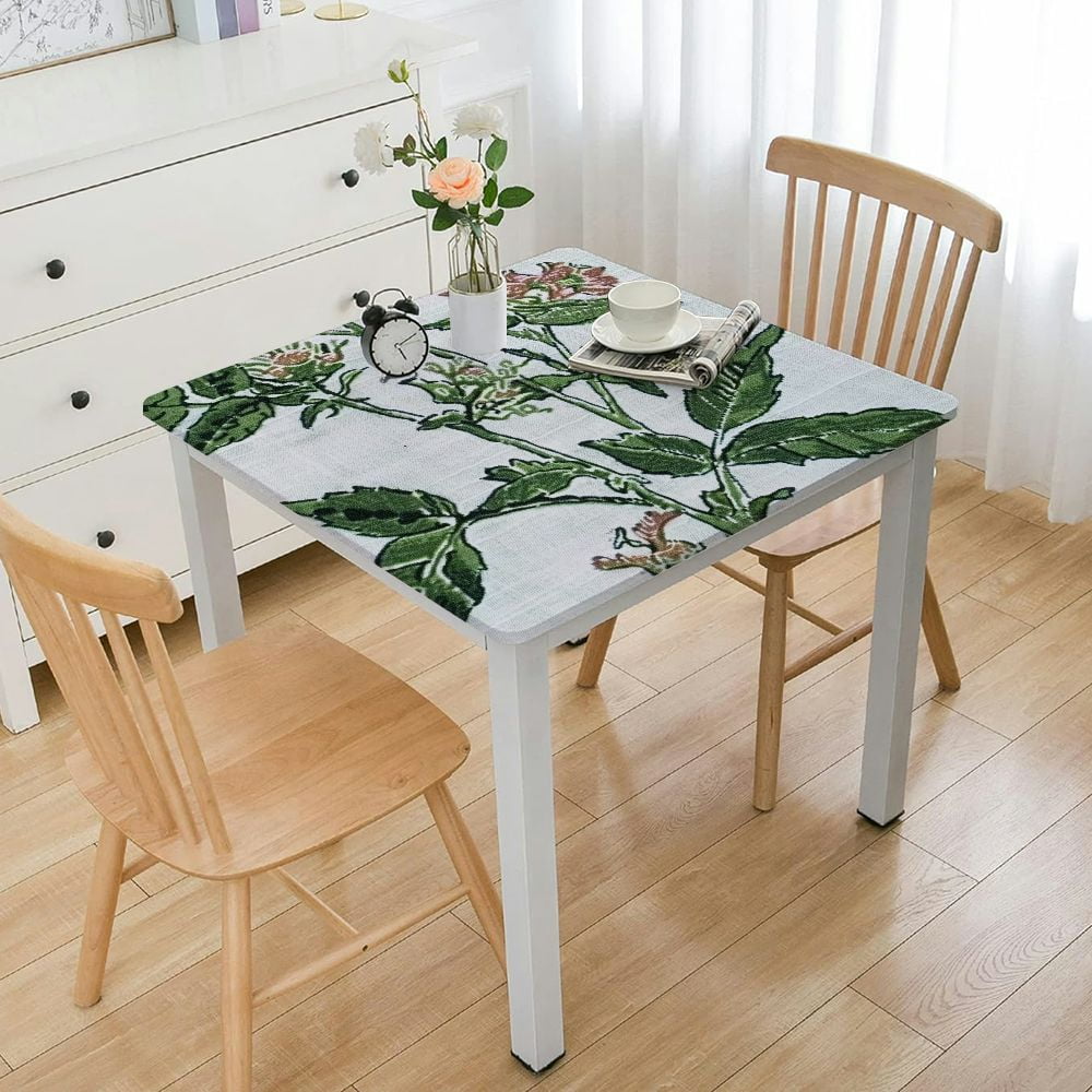 HAOXIT Mahoka Square Fall Tablecloth, Linen Table Cloth for Kitchen ...