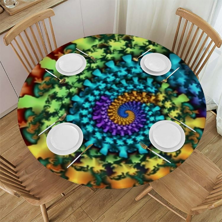 HAOXIT Moon Phase Table Cloth, Gold Galaxy Sun Moon Mystic Celestial ...