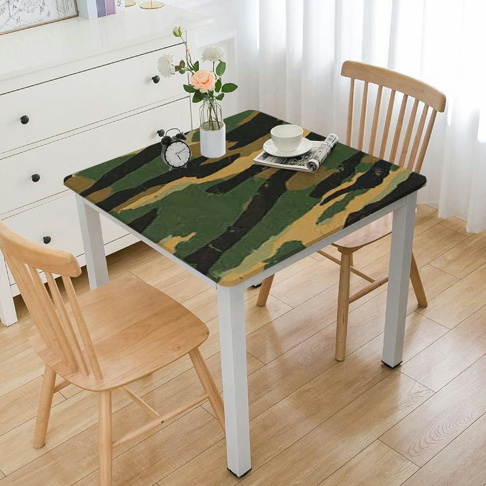 HAOXIT Outdoor Tablecloth, Germany uflage Pattern Forest Jungle Colors ...