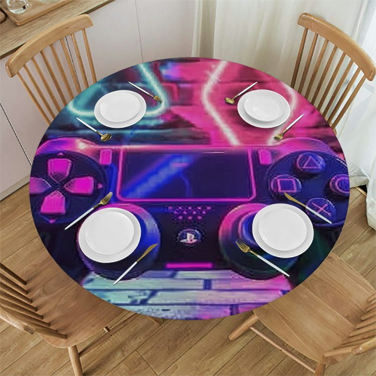 HAOXIT Red Blue Brick Wall Teens Tablecloth Home Decor, Classic Fashion ...