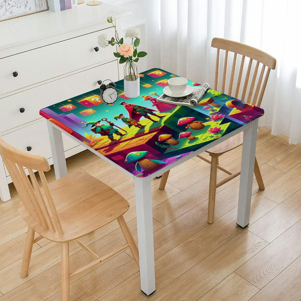 HAOXIT Super Bros Tablecloths - Cartoon Themed Table Cover Rectangle ...