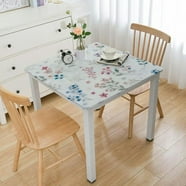 Mainstays Orange Plaid PEVA Vinyl Tablecloth 70 Round Indoor Outdoor ...