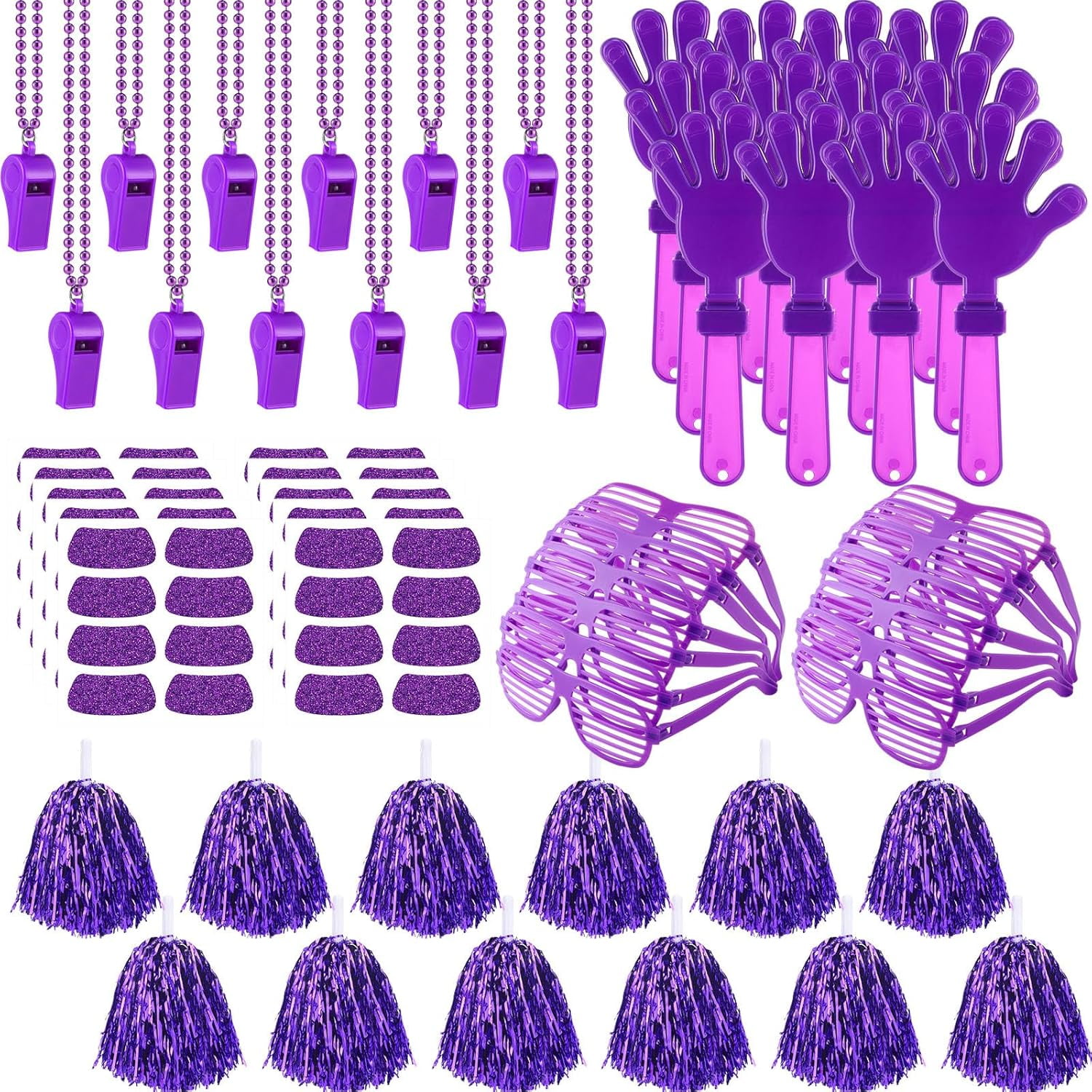 HAOYAN 148 Pcs School Spirit Items Bulk Team Spirit Week Accessories ...