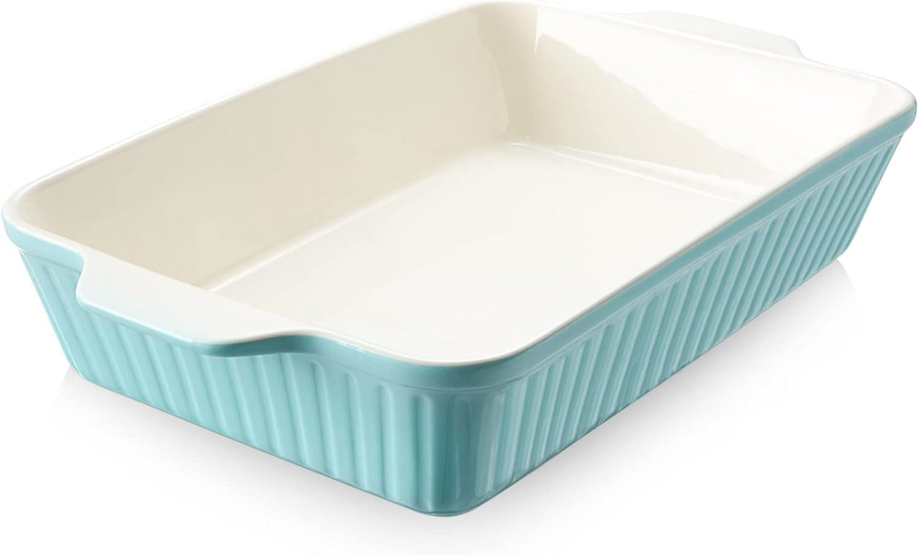 HAOYAN 9x13-inch Baking Dish, Deep Casserole Dishes for Oven, Lasagna ...