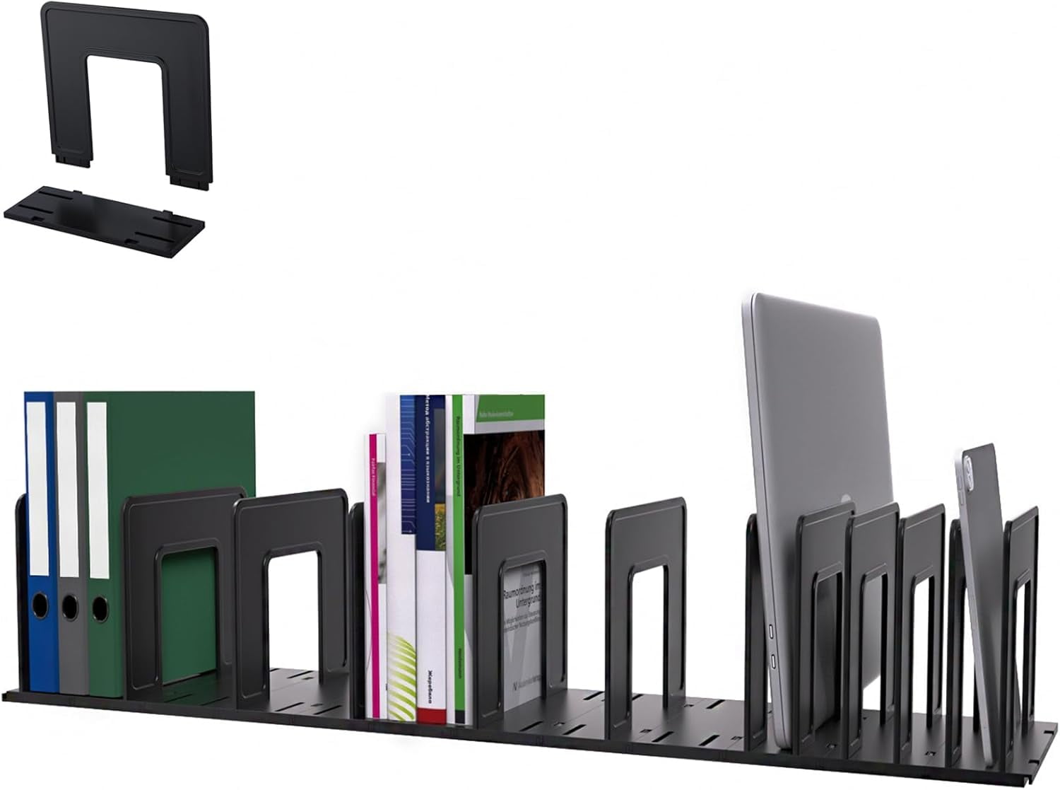 HAOYAN Adjustable Vertical File Sorter Sturdy Plastic Expandable ...