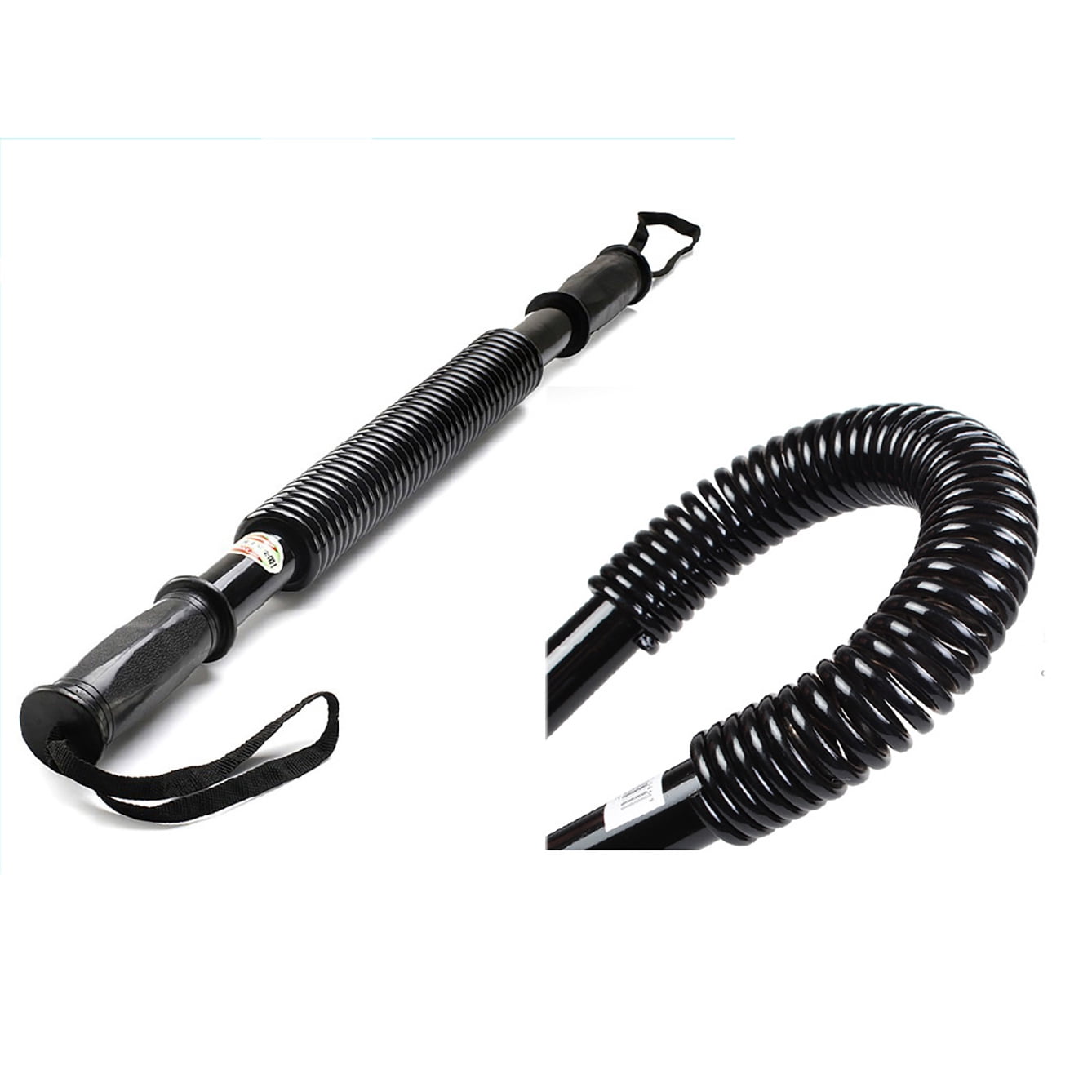 HAOYING Black 20 KG / 44 LB Dual Spring Power Twister Bar, Super Heavy ...