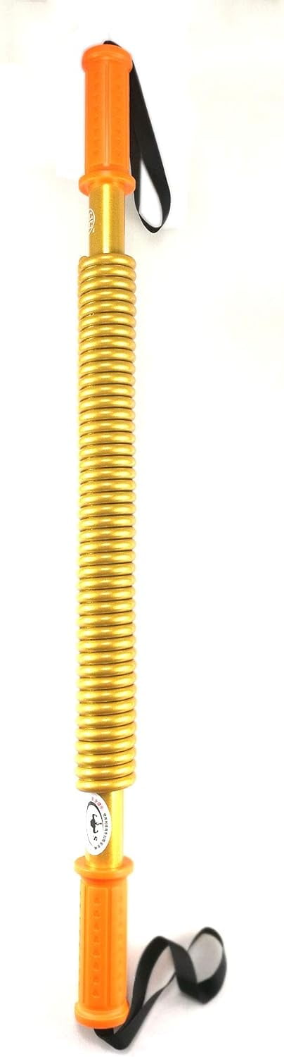 HAOYING Gold 100 KG / 220 LB Dual Spring Power Twister Bar, Super Heavy ...
