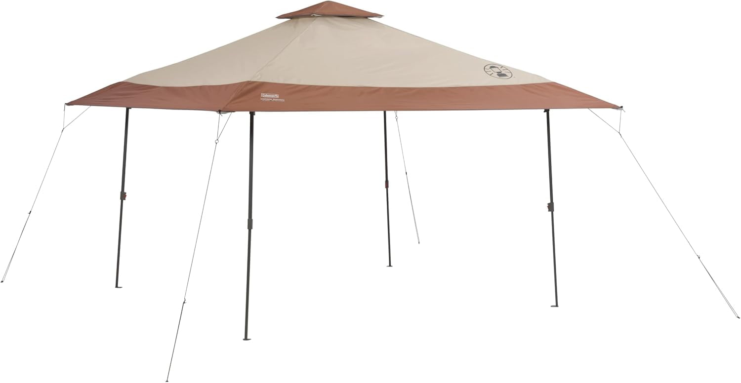 HAOYUAN 13x13ft Instant Canopy Sun Shelter, Portable Shade Tent Sets Up ...