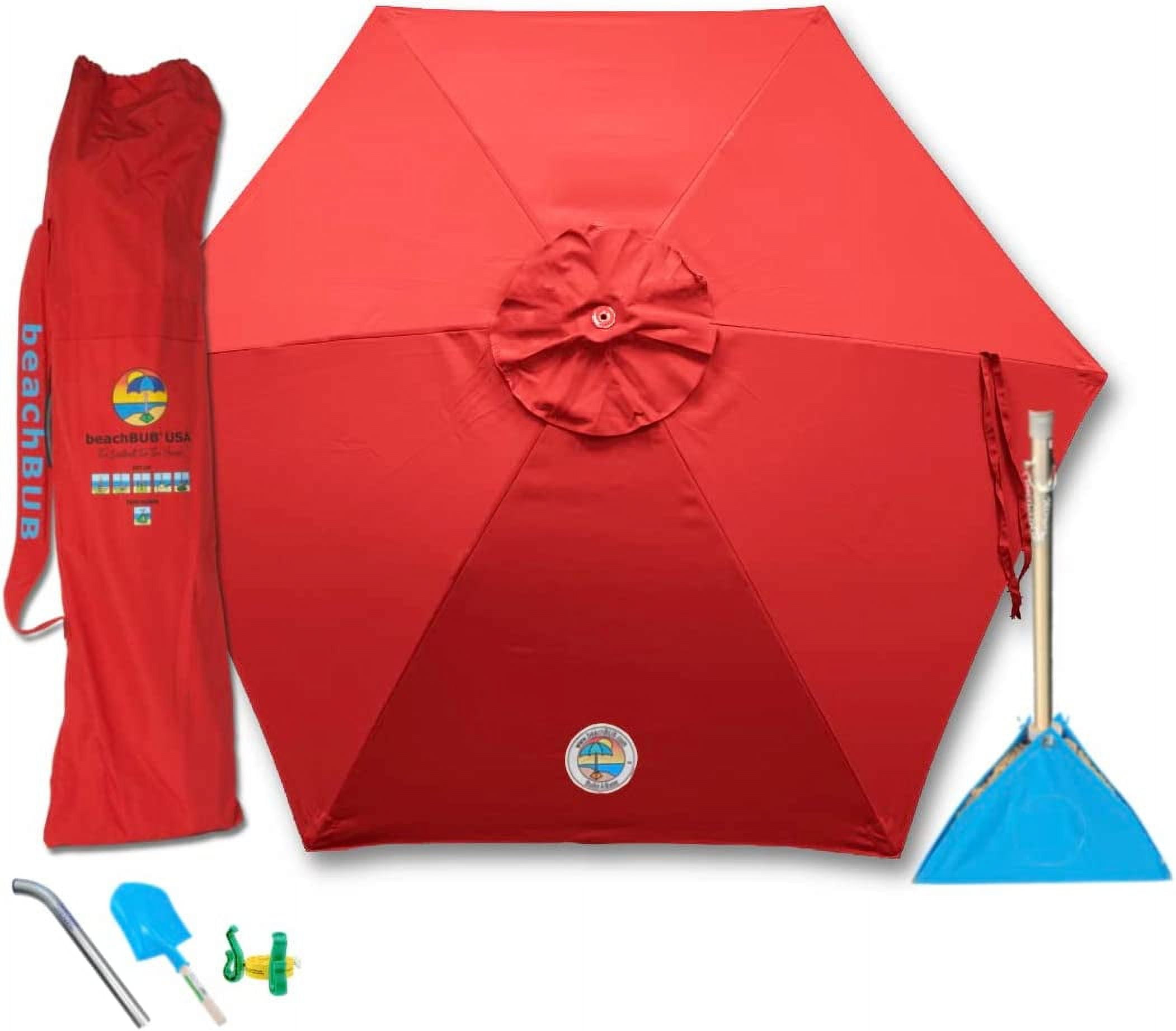 HAOYUAN ALL-IN-ONE BEACH UMBRELLA SYSTEM. Includes ULTRA Base ...