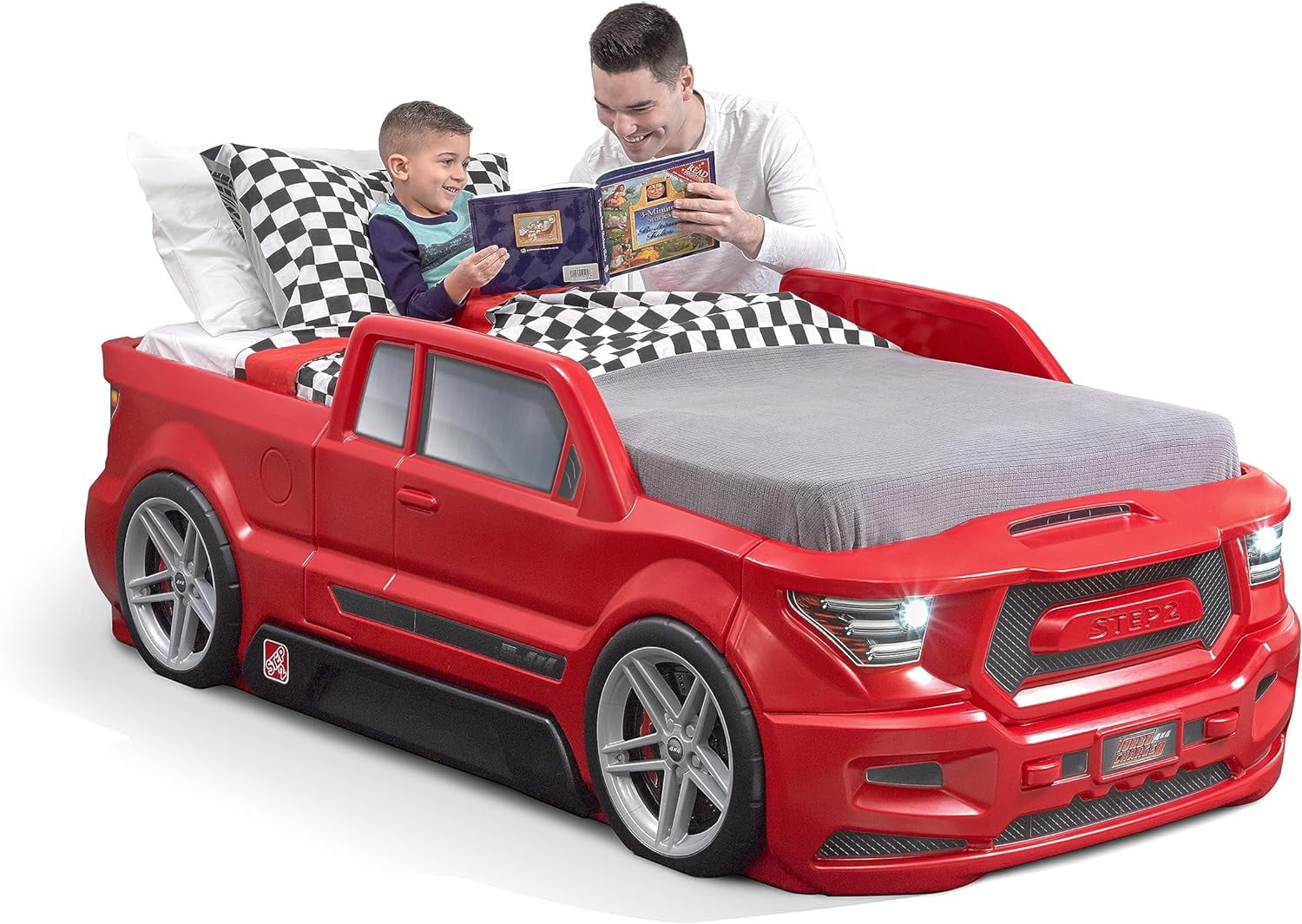 HAOYUN Turbocharged Twin Size Truck Car Bed, Car Bed for Boys and Girls ...
