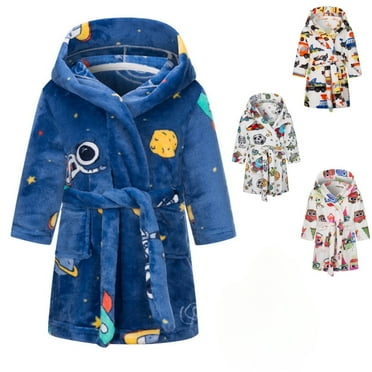 Bluey & Bingo Minky Fleece Bathrobe for Toddler Boys & Girls, Character ...