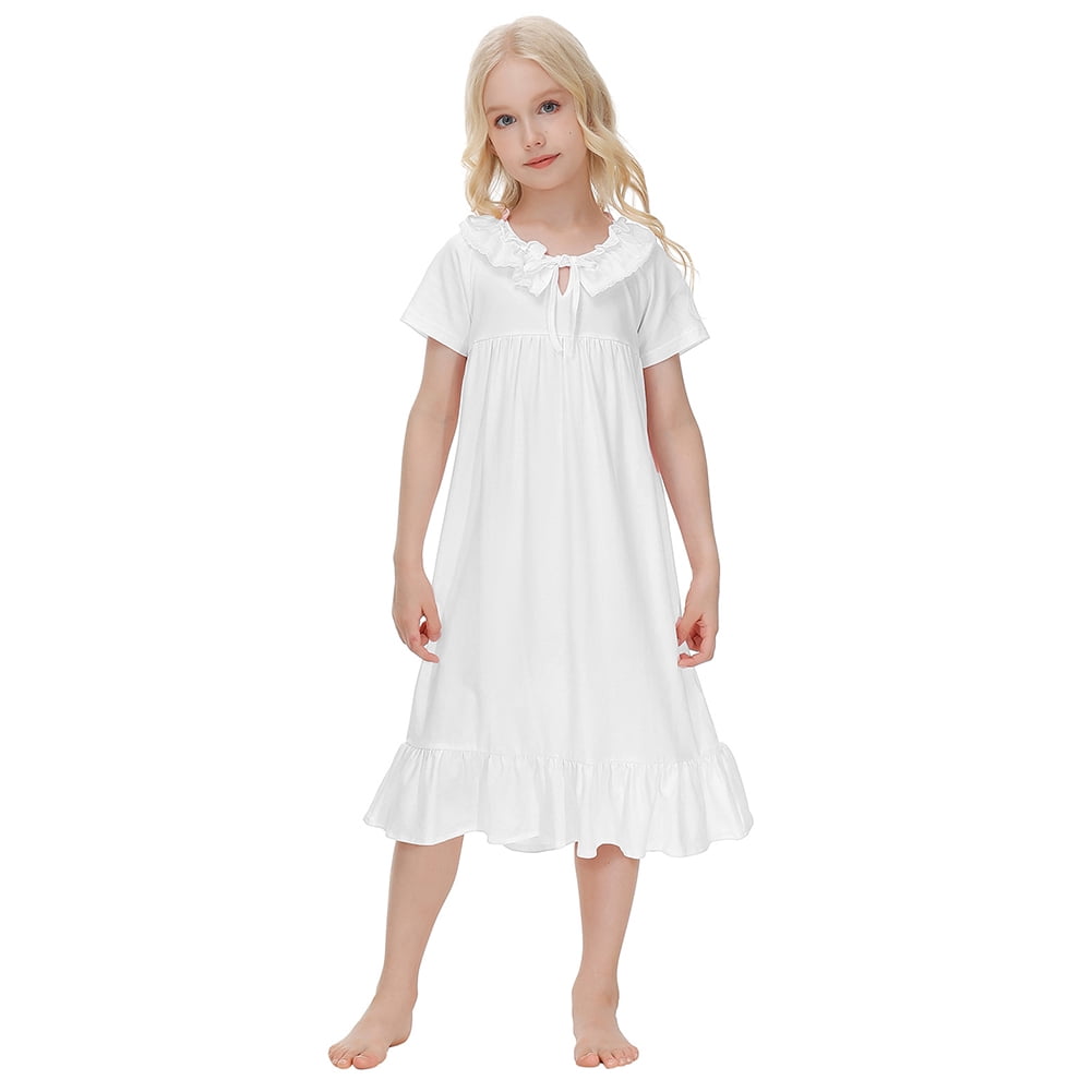 HAOYUNL Girls Summer Nightgowns Dress Pajamas for Kids Teen 5-14 Years ... HAOYUNL Girls Summer Nightgowns Dress Pajamas for Kids Teen 5-14 Years ...