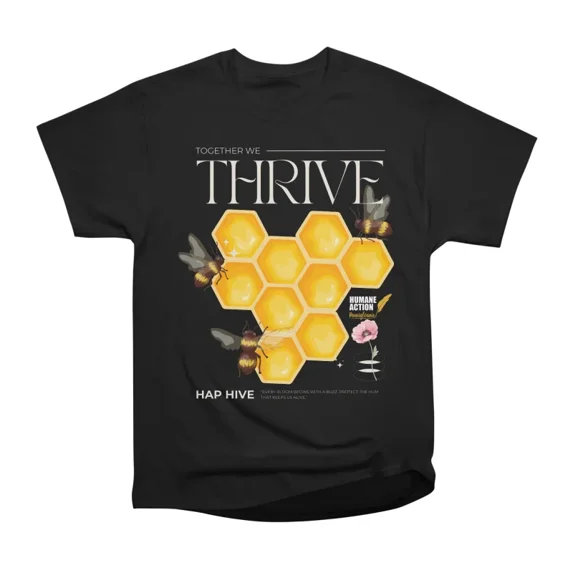 HAP Hive Honeycomb White Text - Walmart.com