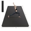 Gymax Large Non-Slip Exercise Yoga Mat 6' x 4' x 8mm, Wide Cushioned ...