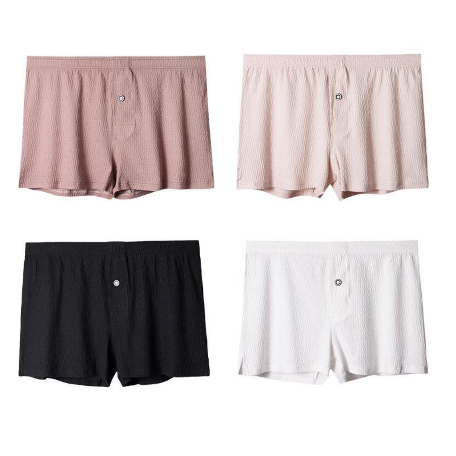 HAPIMO 4 Pack Men's Boxers Short Boxer for Men Soft Comfortable Casual ...