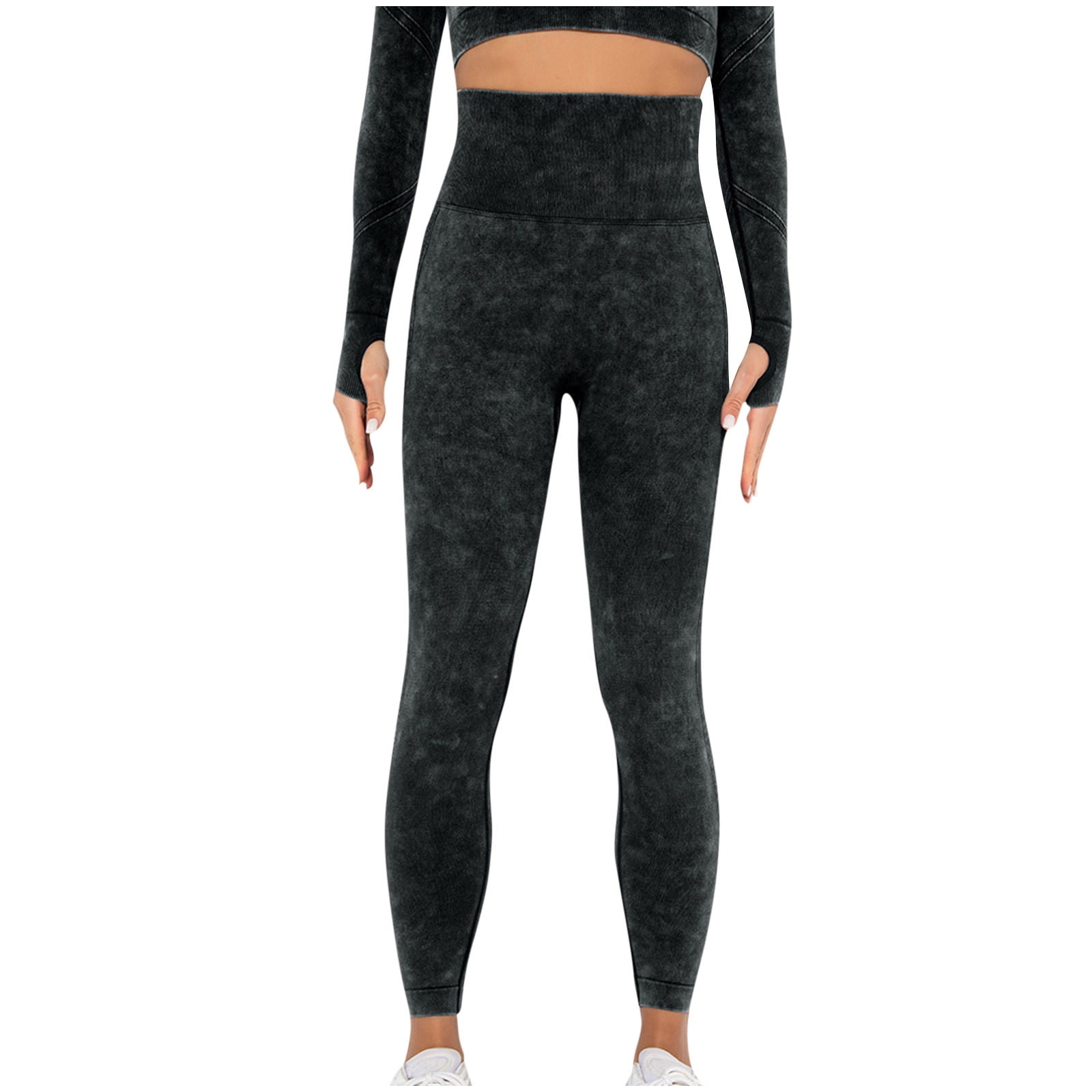 HAPIMO Savings Women's Hollow Yoga Pants High Waist Hide Belly Workout ...
