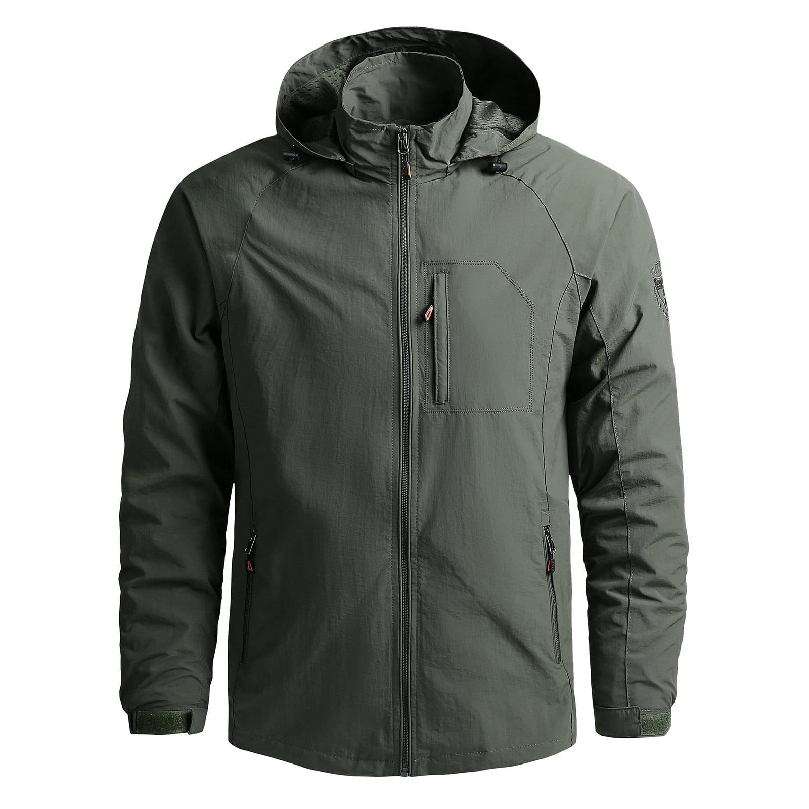 HAPIMO UnOutdoor Soft Rushing Jacket Fall Zipper Multi Pocket ...