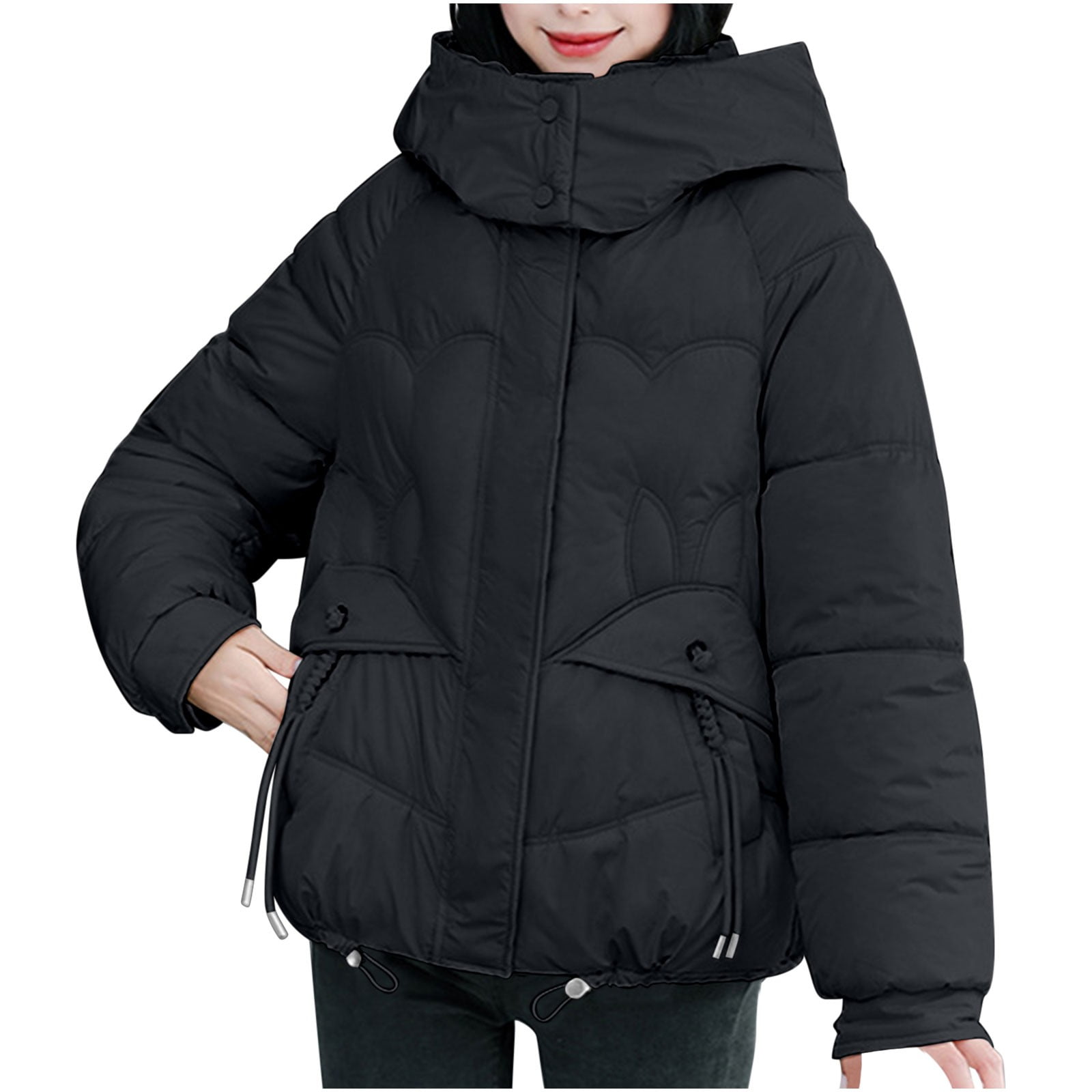 HAPIMO Women's Clod Weather Coat Winter Fashion Warm Coats Casual Comfy ...