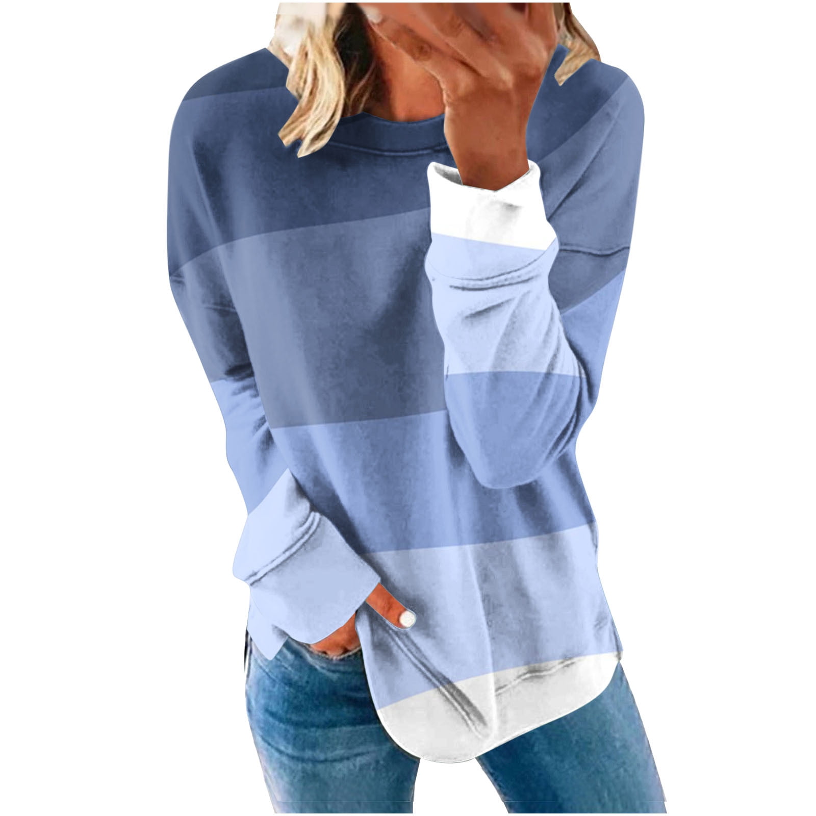HAPIMO Women's Loose Pullovers Sweatshirts Casual Relaxed Teen Girls ...