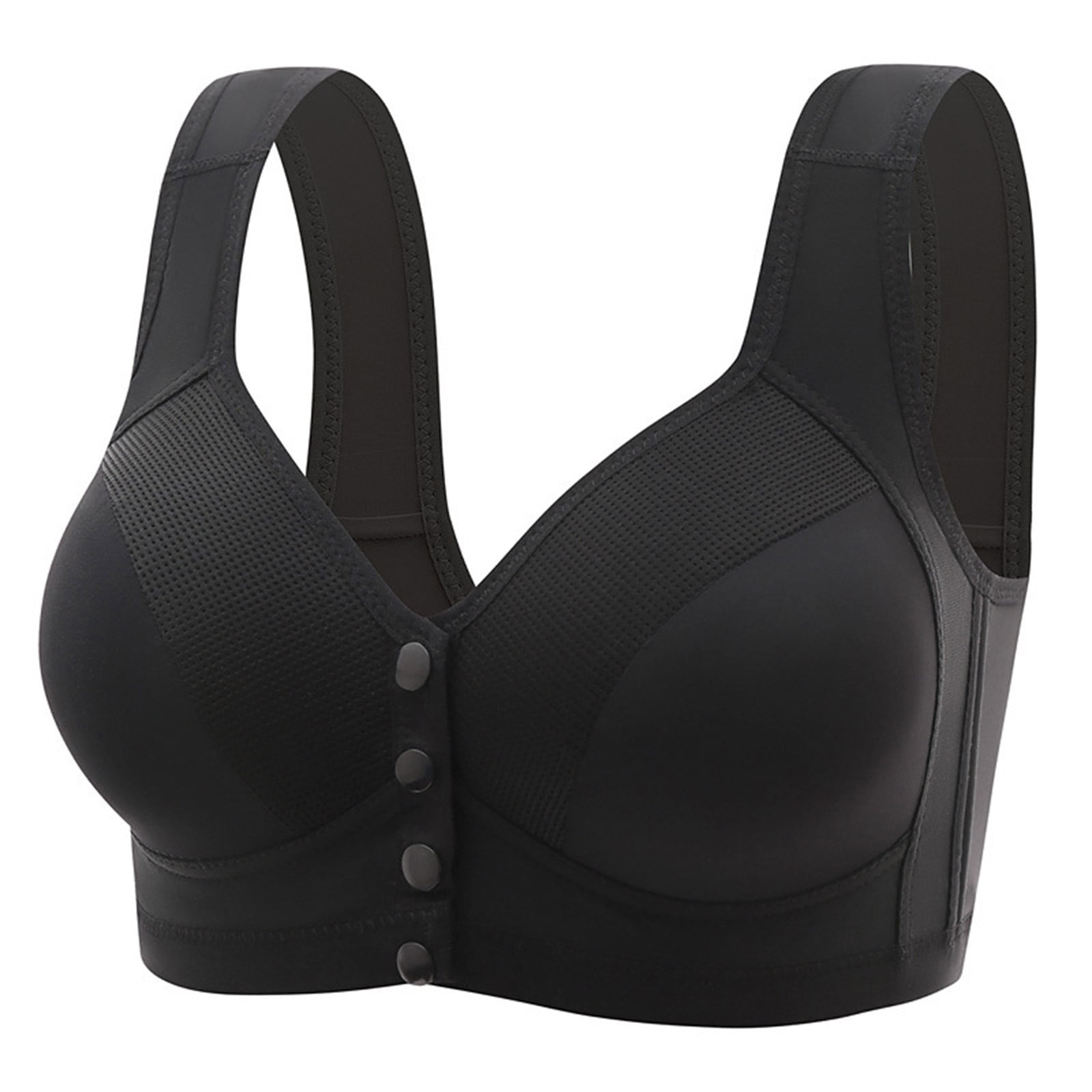 HAPIMO Women's Plus Size Everyday Bra Front Open Bra Lifting Bra Comfy ...