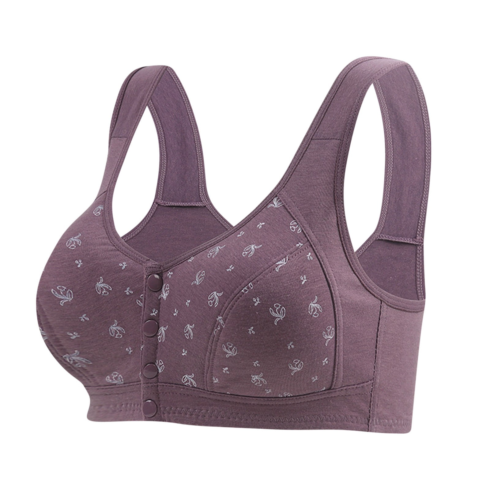 HAPIMO Women's Plus Size Everyday Bra Front Open Bra Lifting Bra Comfy Underwear Wireless ...