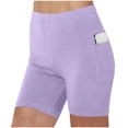 HAPIMO Women's Shorts With Pockets Ideal For Work Office And Weekend ...