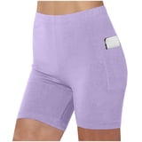 HAPIMO Women's Shorts With Pockets Ideal For Work Office And Weekend ...