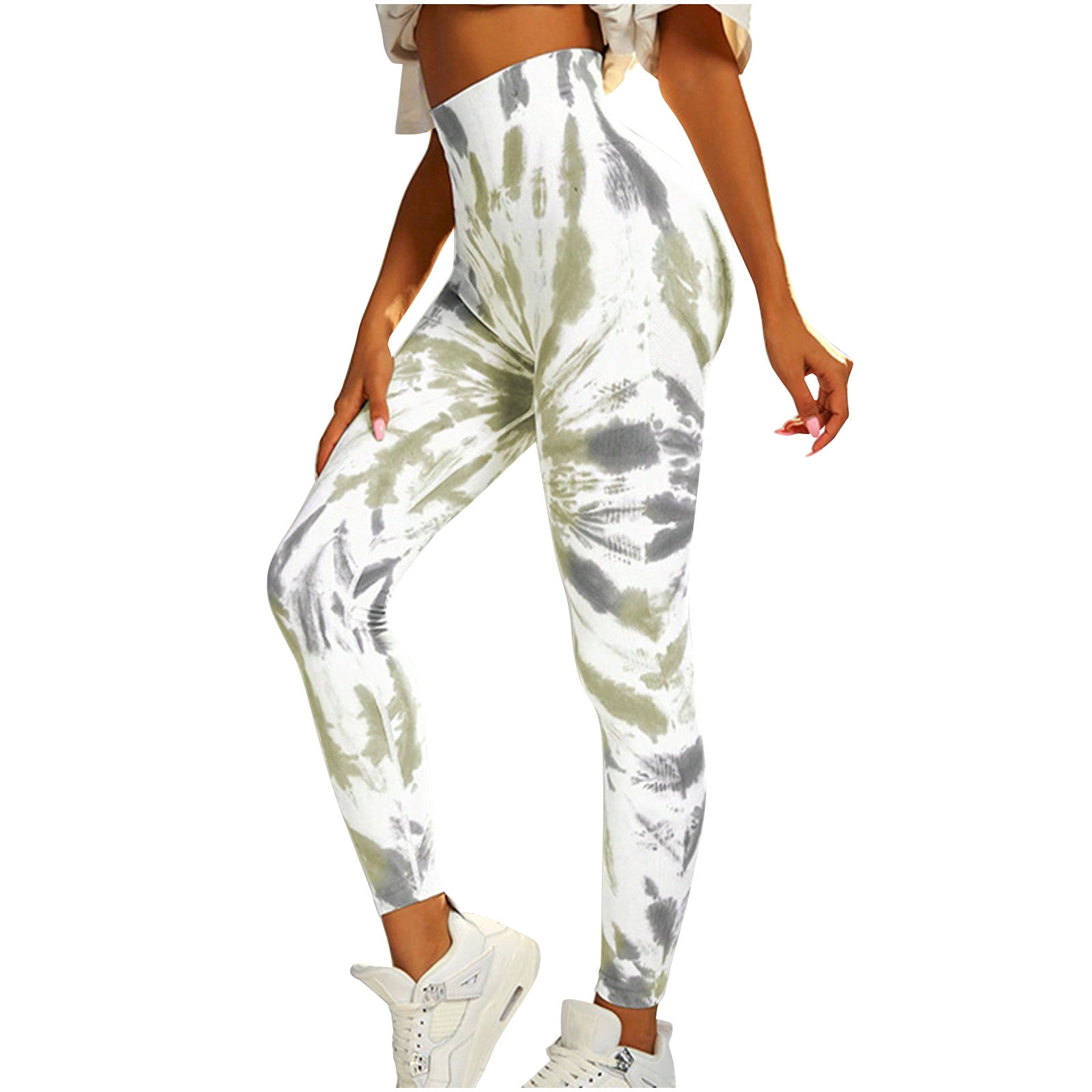 HAPIMO Yoga Legging Pants for Women Trousers Trendy Clothes Geometry ...