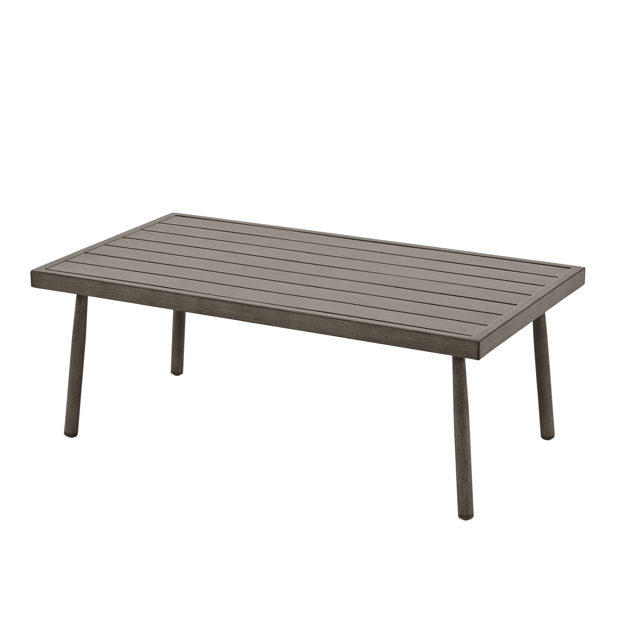 HAPPATIO Outdoor Coffee Table for Patio, Aluminum Patio Coffee Table ...
