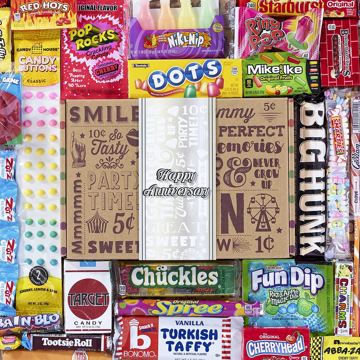 HAPPY ANNIVERSARY CARE PACKAGE FOR MEN OR WOMEN - Fun, Unique & Tasty ...