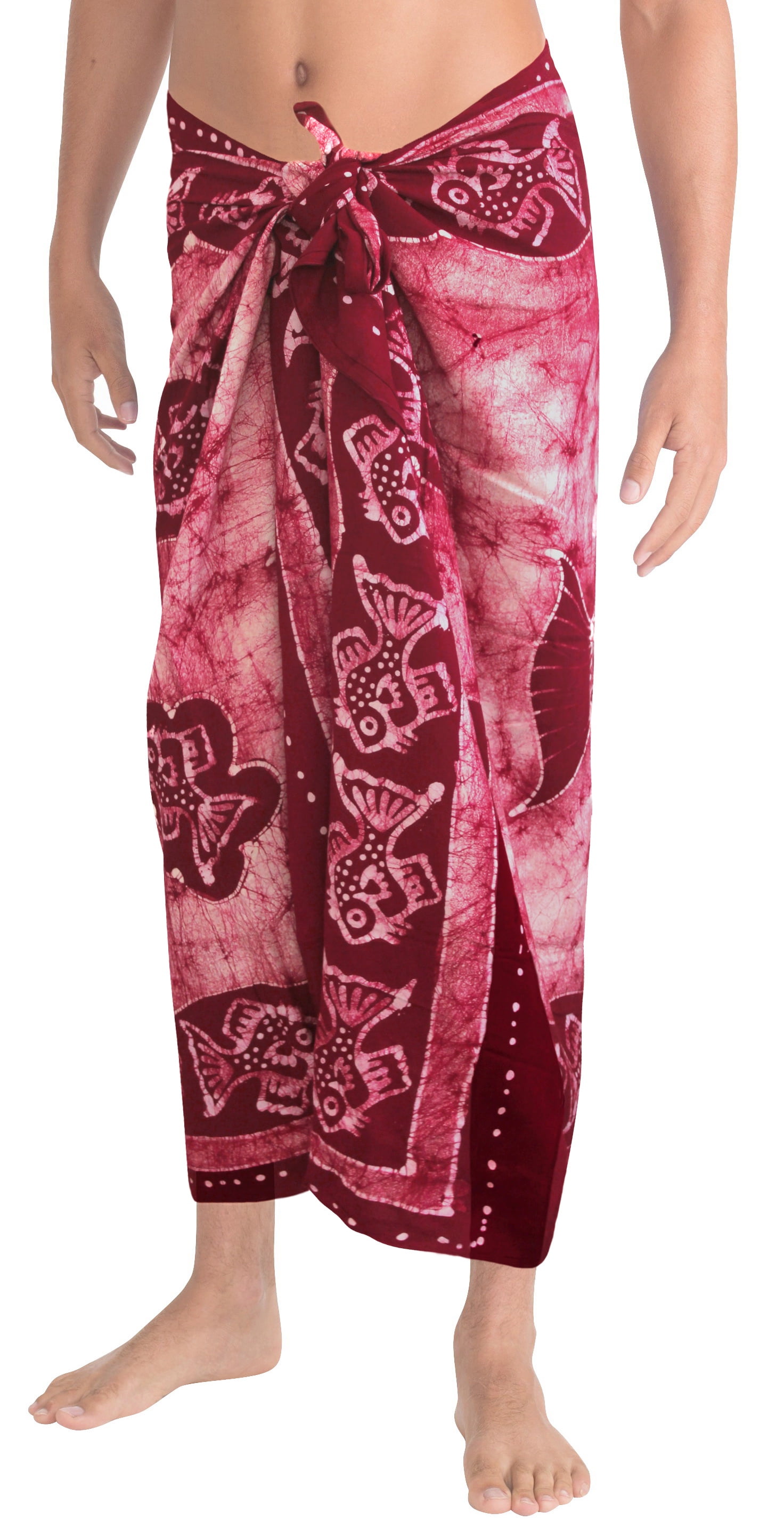 HAPPY BAY Men's Pareo Regular Surfing Dashiki Sarong Long Swim Beach ...