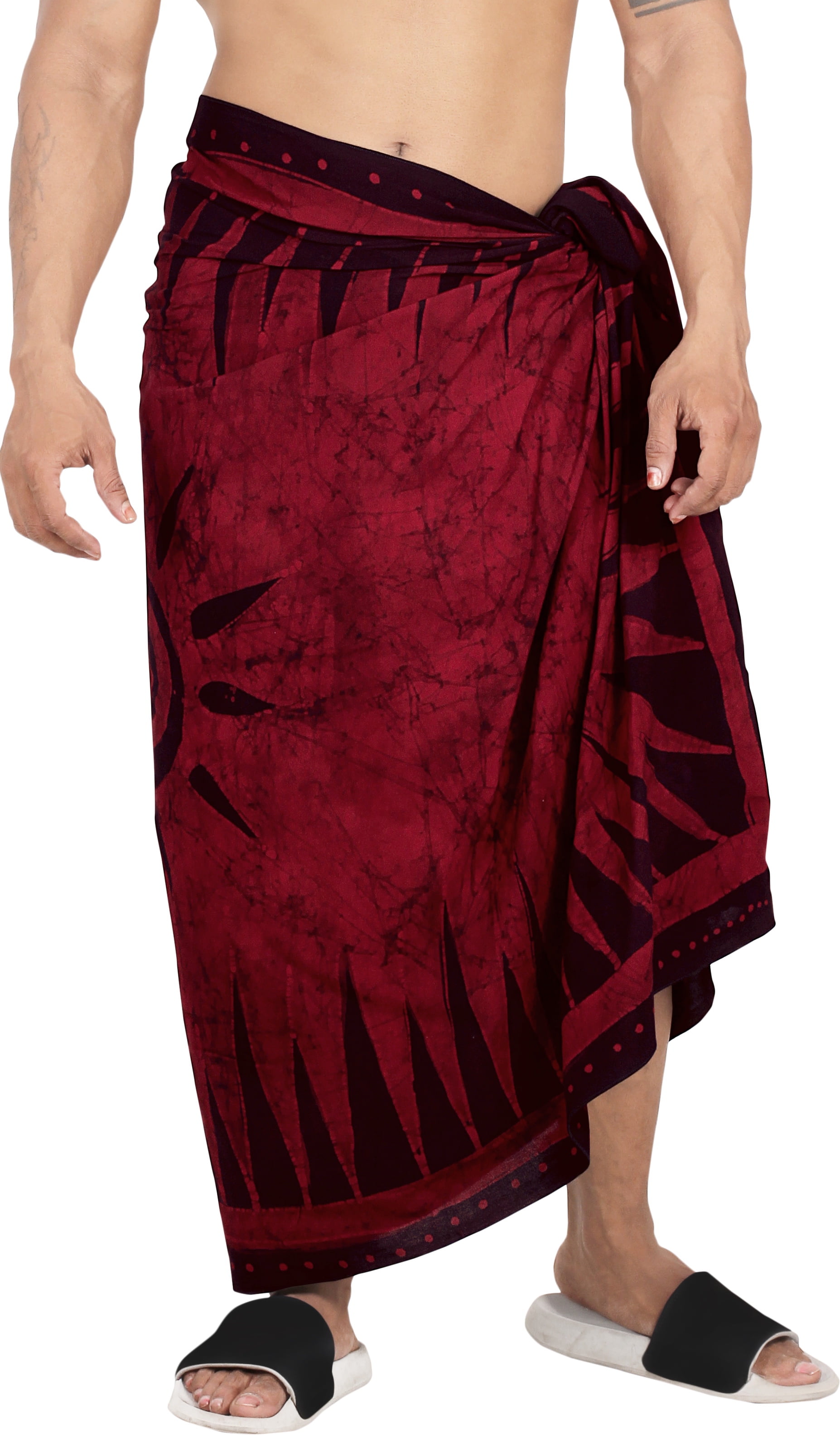 HAPPY BAY Men's Pareo Regular Surfing Dashiki Sarong Long Swim Beach ...