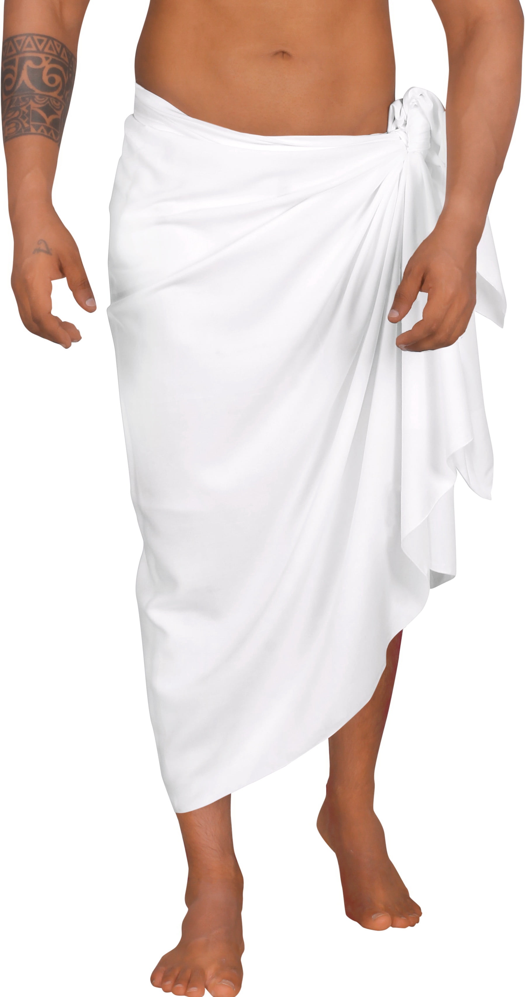 HAPPY BAY Men's Pareo Regular Swimsuits Sarong Long Swim Beach Wrap One ...