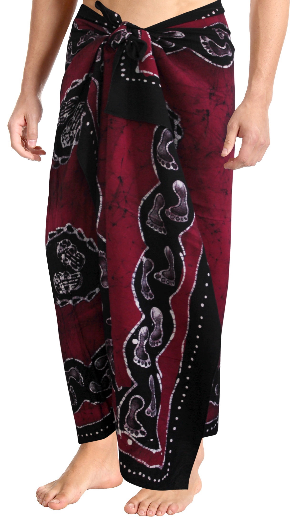 HAPPY BAY Men's Pareo Standard Surfing Dashiki Sarong Full Beach Wrap ...