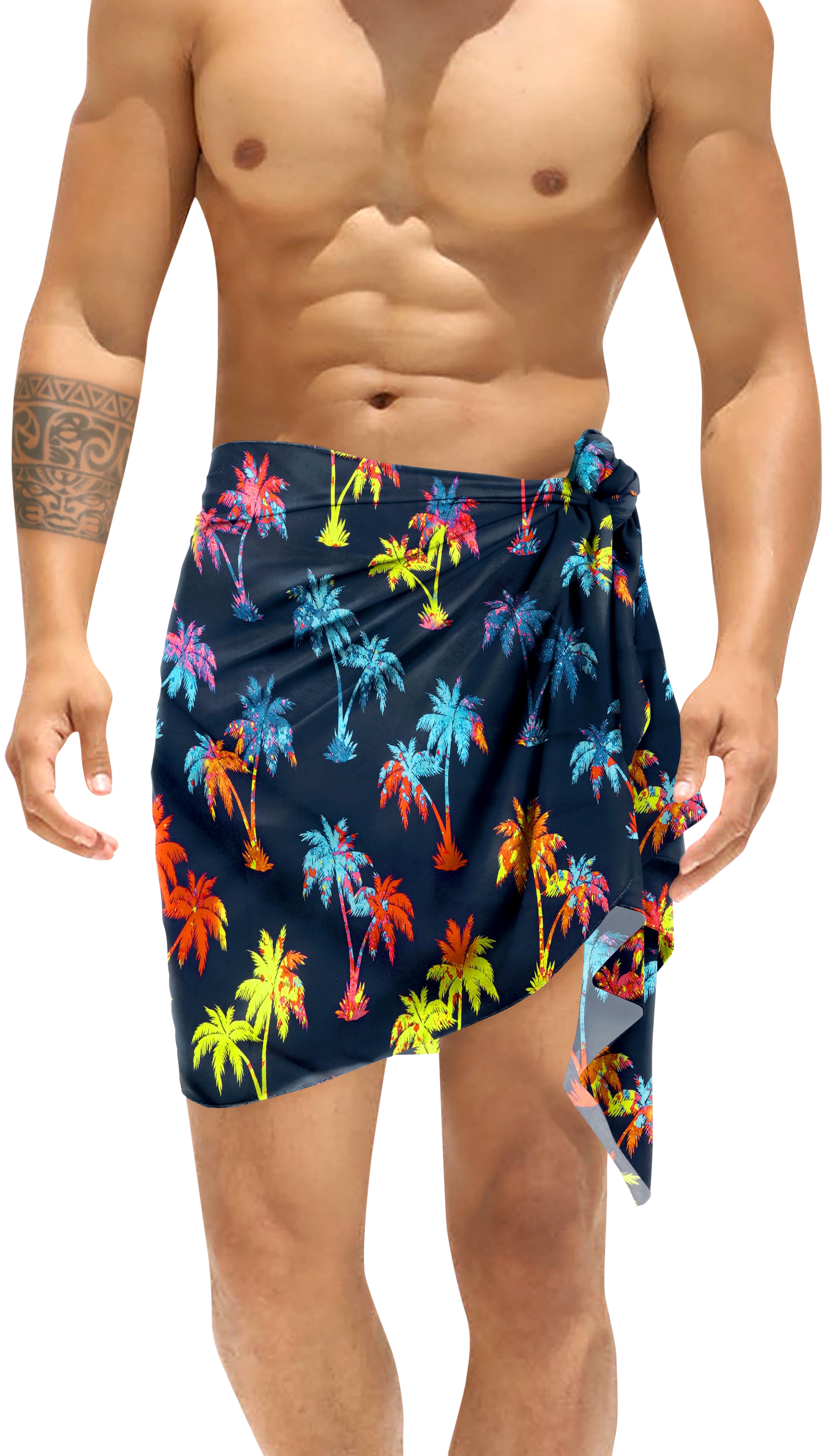 HAPPY BAY Men's Pareo Standard Swimsuits Elegant Holiday Vacation ...