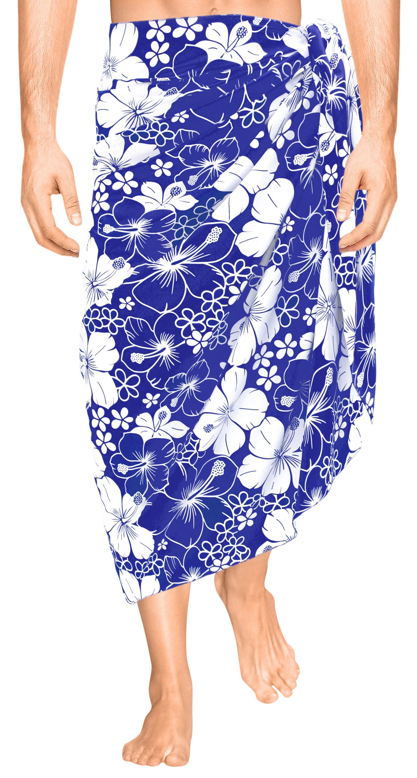 HAPPY BAY Men's Pareo Swim Trunk Surfing Sarong Long Beach Wrap One ...