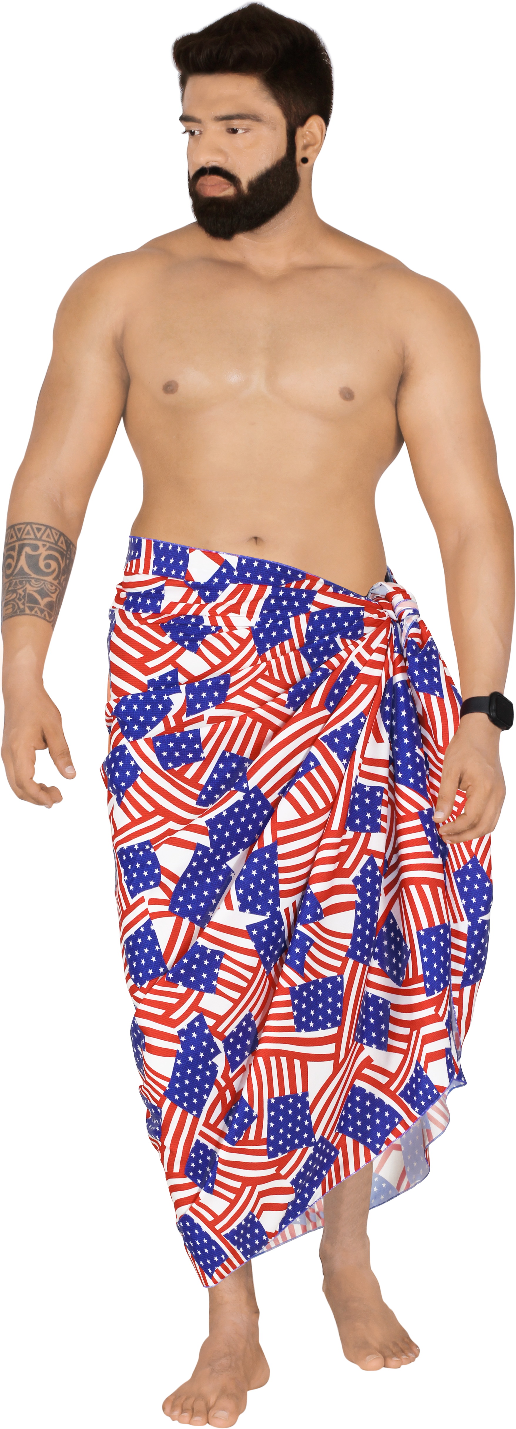 HAPPY BAY Men's Patriotic 4th of July American Flag Swimwear Summer ...