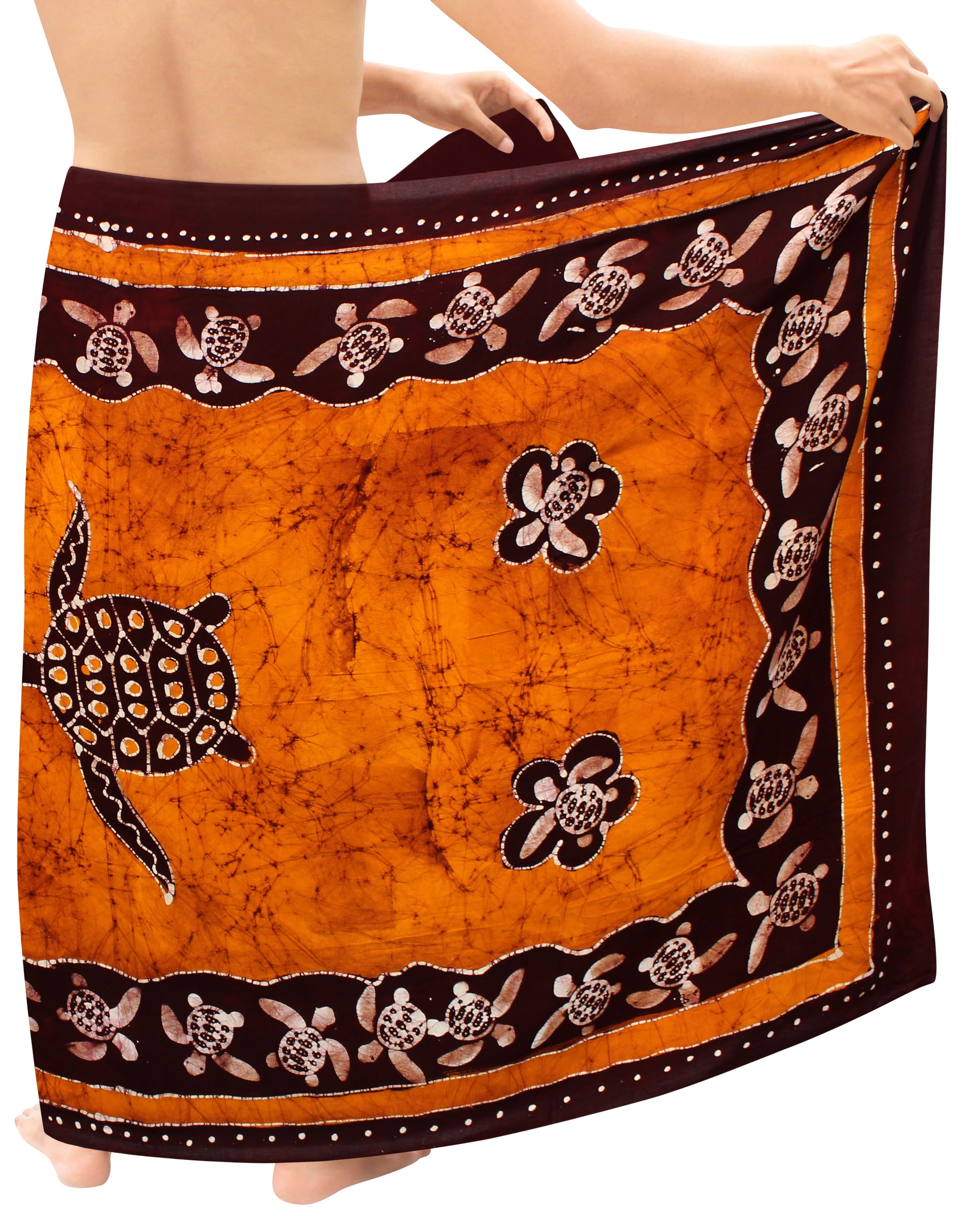 HAPPY BAY Men's Standard Vacation Dashiki Sarong Full Pareo Beach Wrap ...