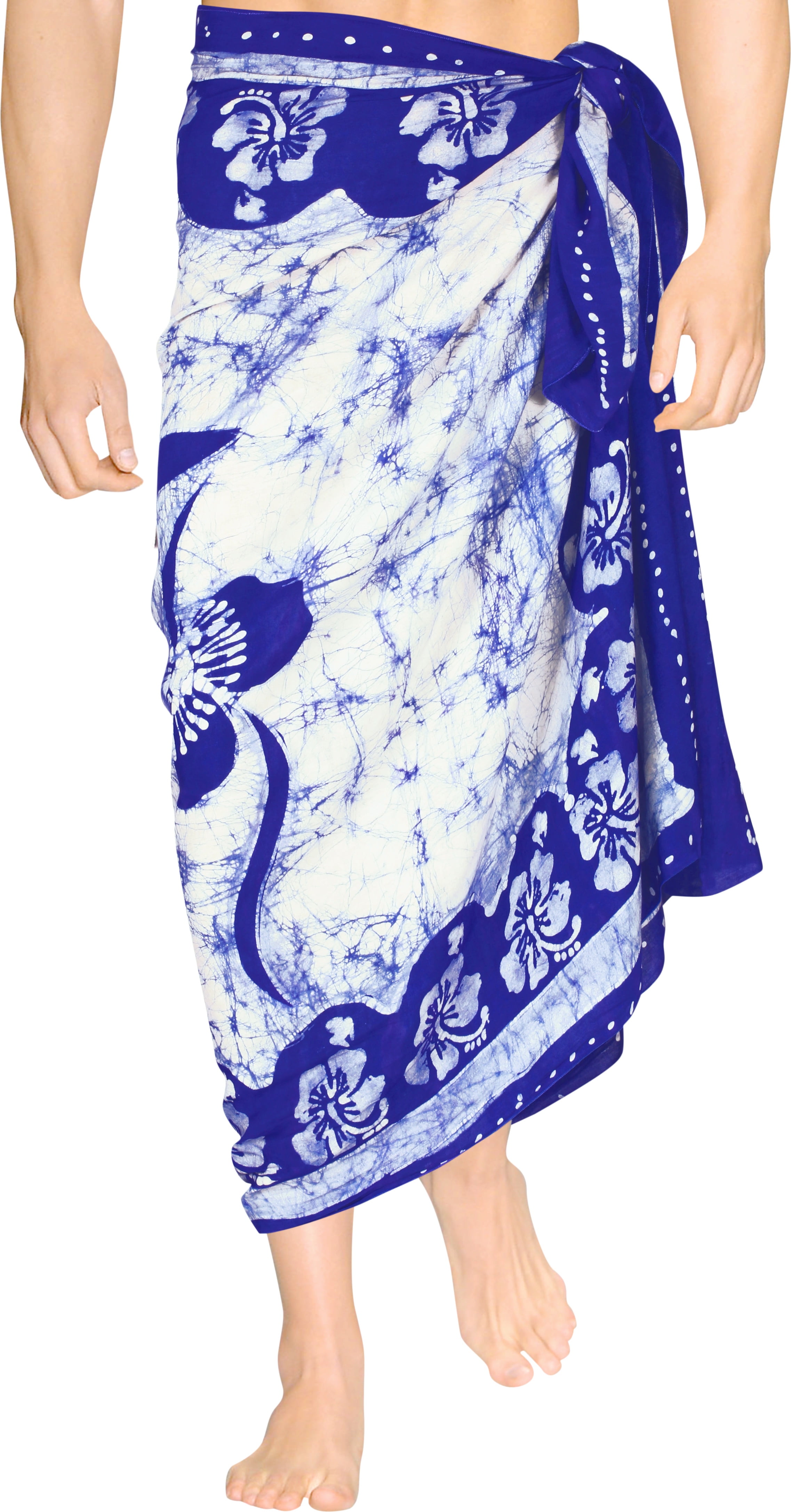 HAPPY BAY Men's Standard Vacation Dashiki Sarong Full Pareo Beach Wrap ...