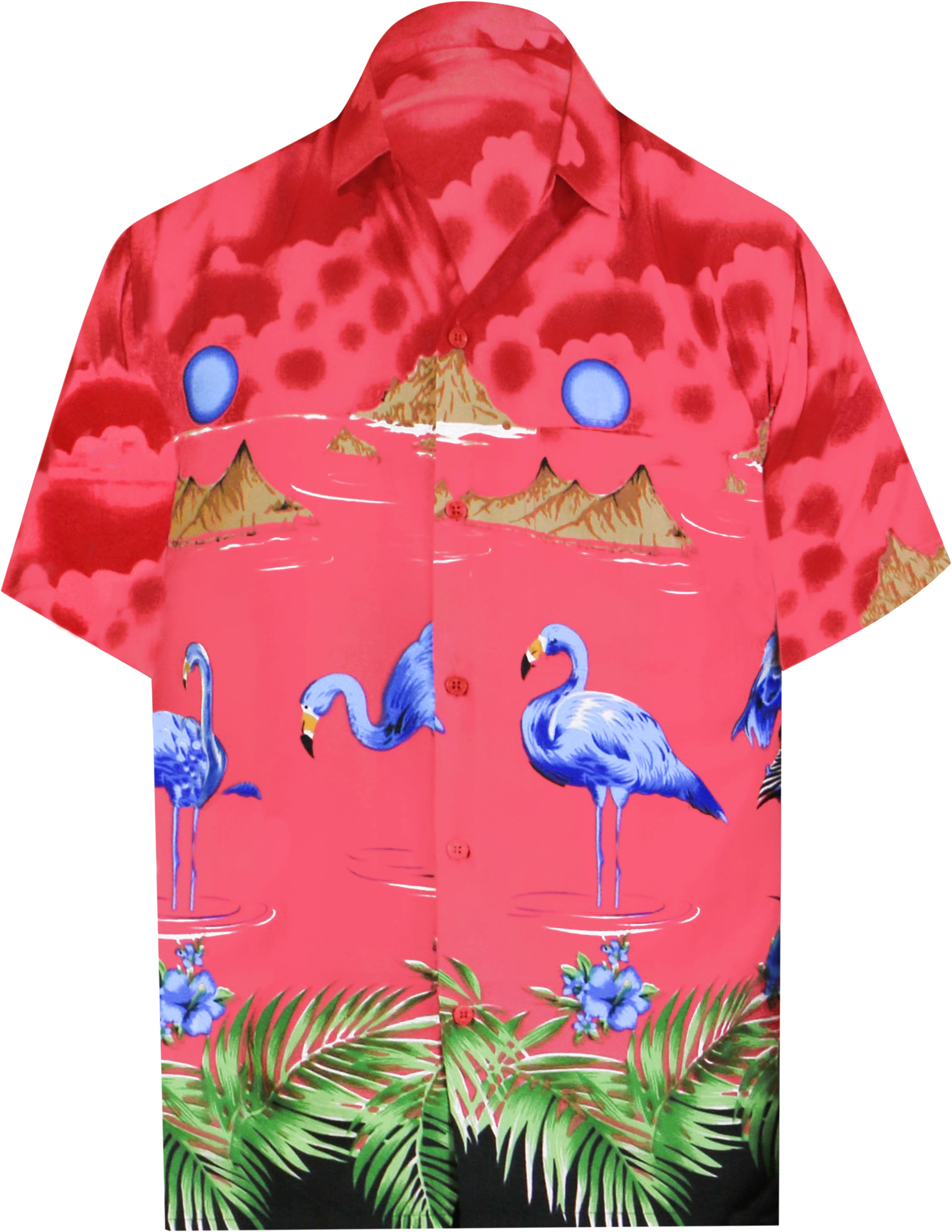 HAPPY BAY Men's Summer Beaches Button Down Tops Vacation Cruise ...
