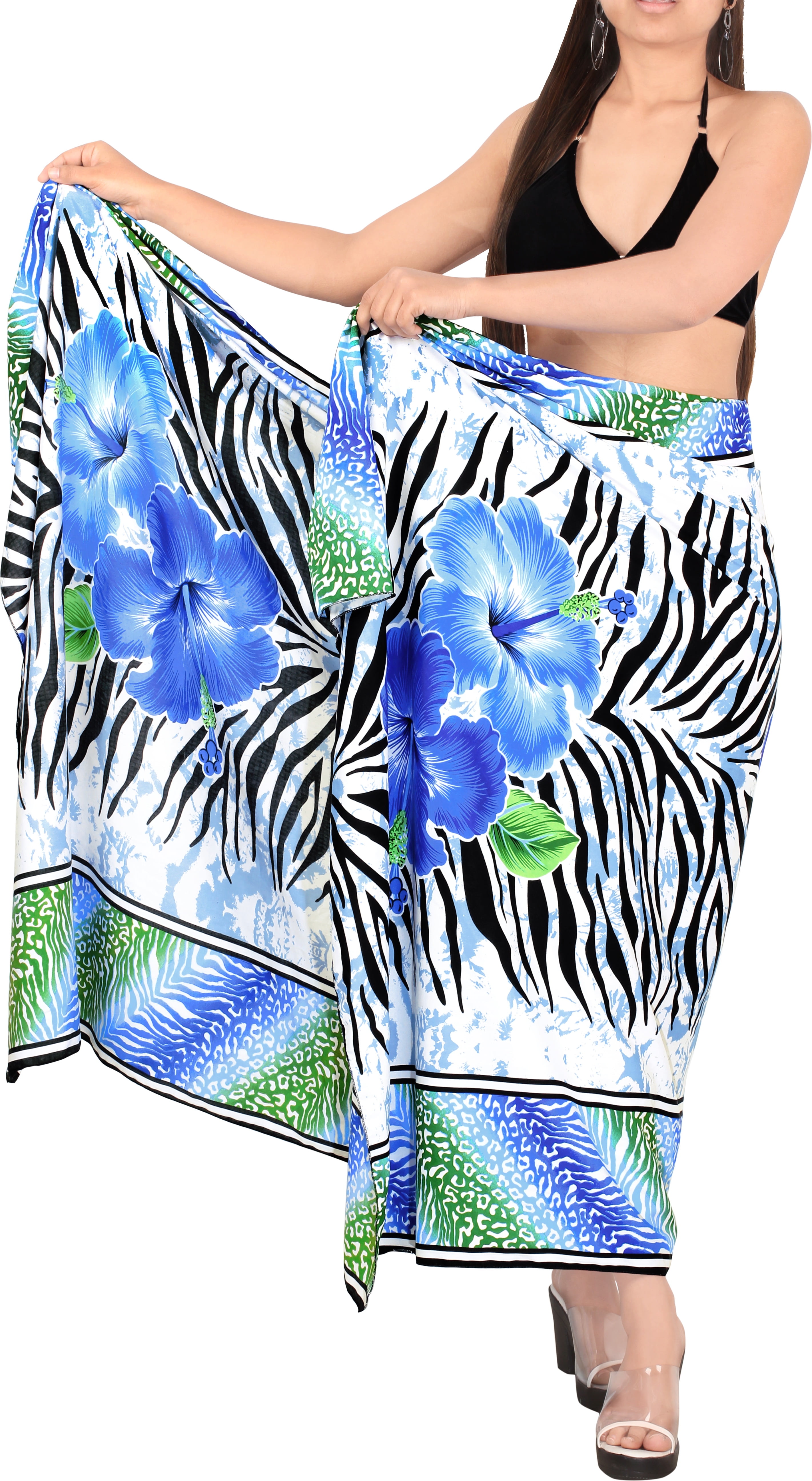 HAPPY BAY Women's Beach Pareo Swimsuit Bikini Wrap Swimwear Sarong ...