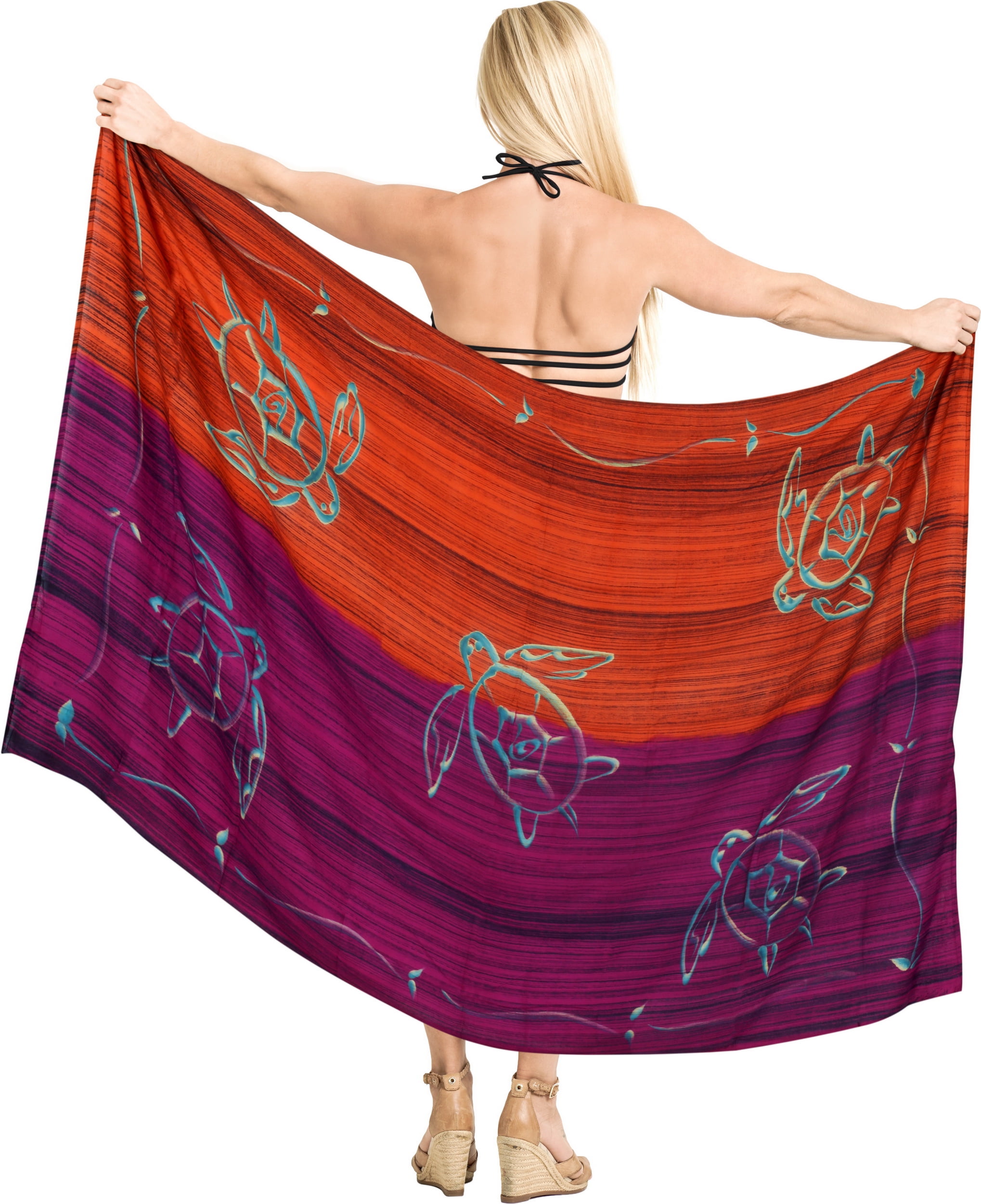 HAPPY BAY Women's Beachwear Sarong Bikini Skirt Swim Cover up Swimwear ...