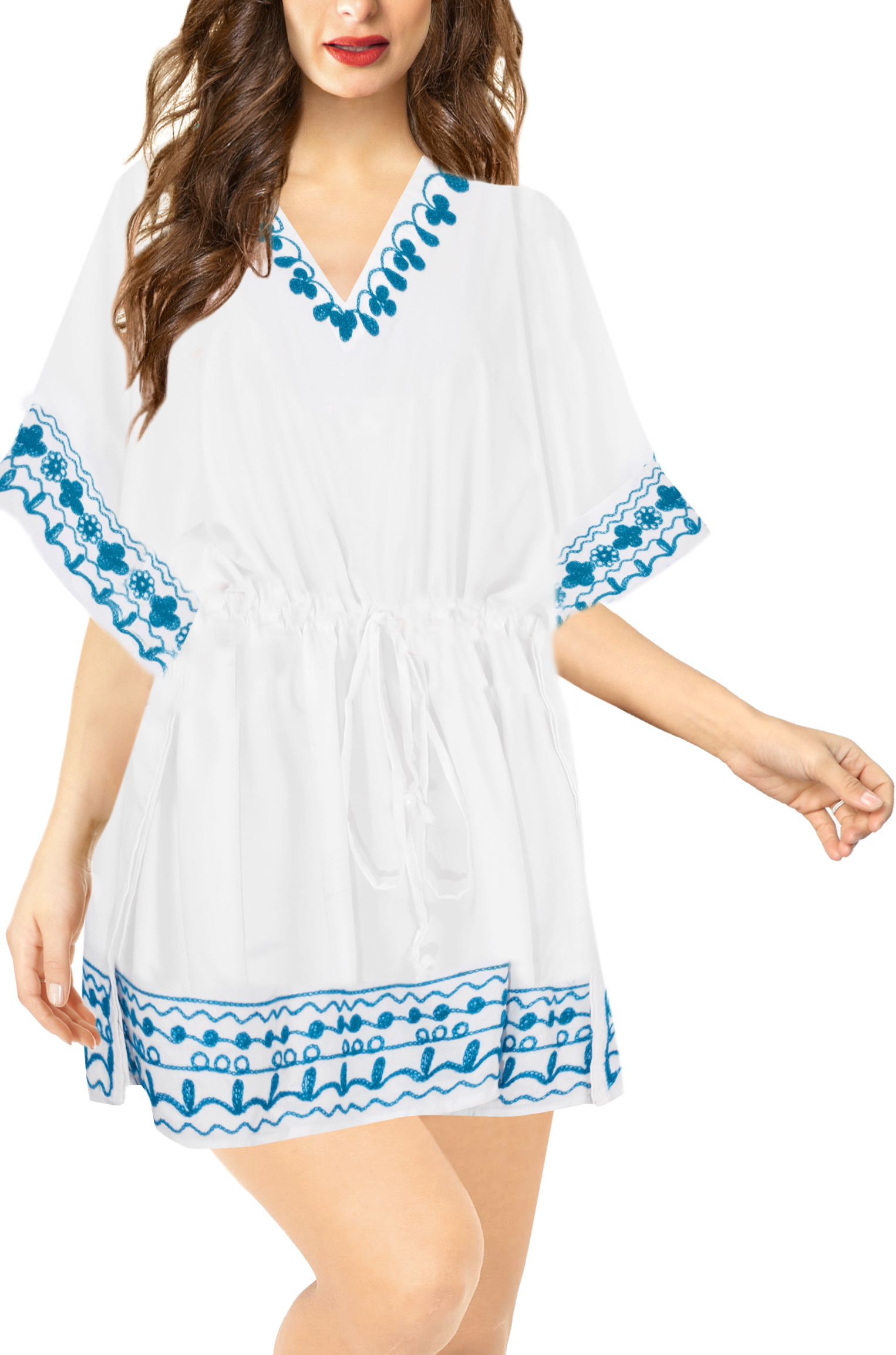 HAPPY BAY Women's Beachwear Summer Beach Dress Plus Size Swing Bathing ...