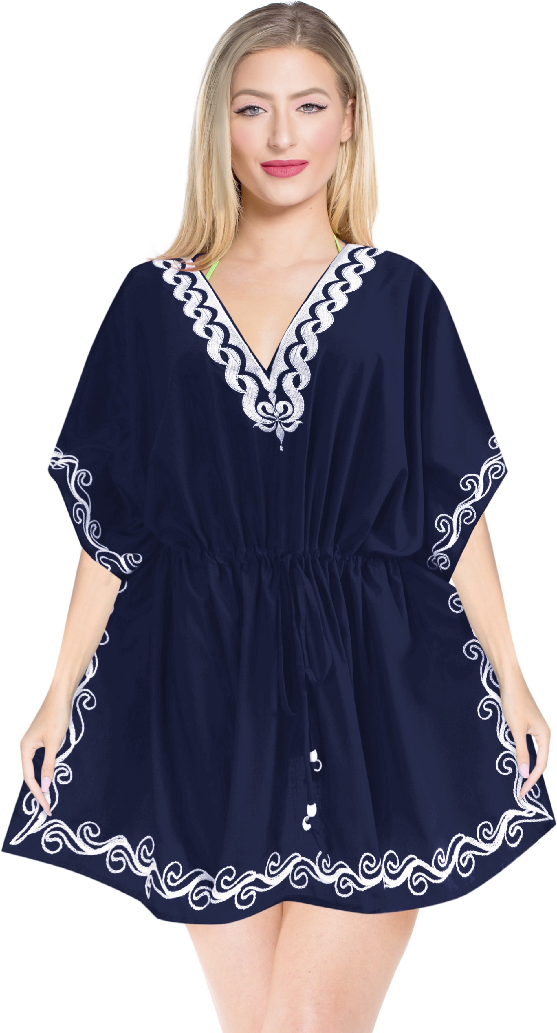 HAPPY BAY Women's Beachwear Summer Beach Dress Plus Size Swing Bathing ...