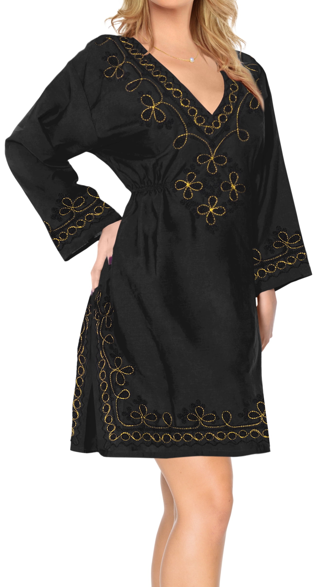 HAPPY BAY Women's Beachwear Summer Beach Dress Short Flowy Bathing Suit ...