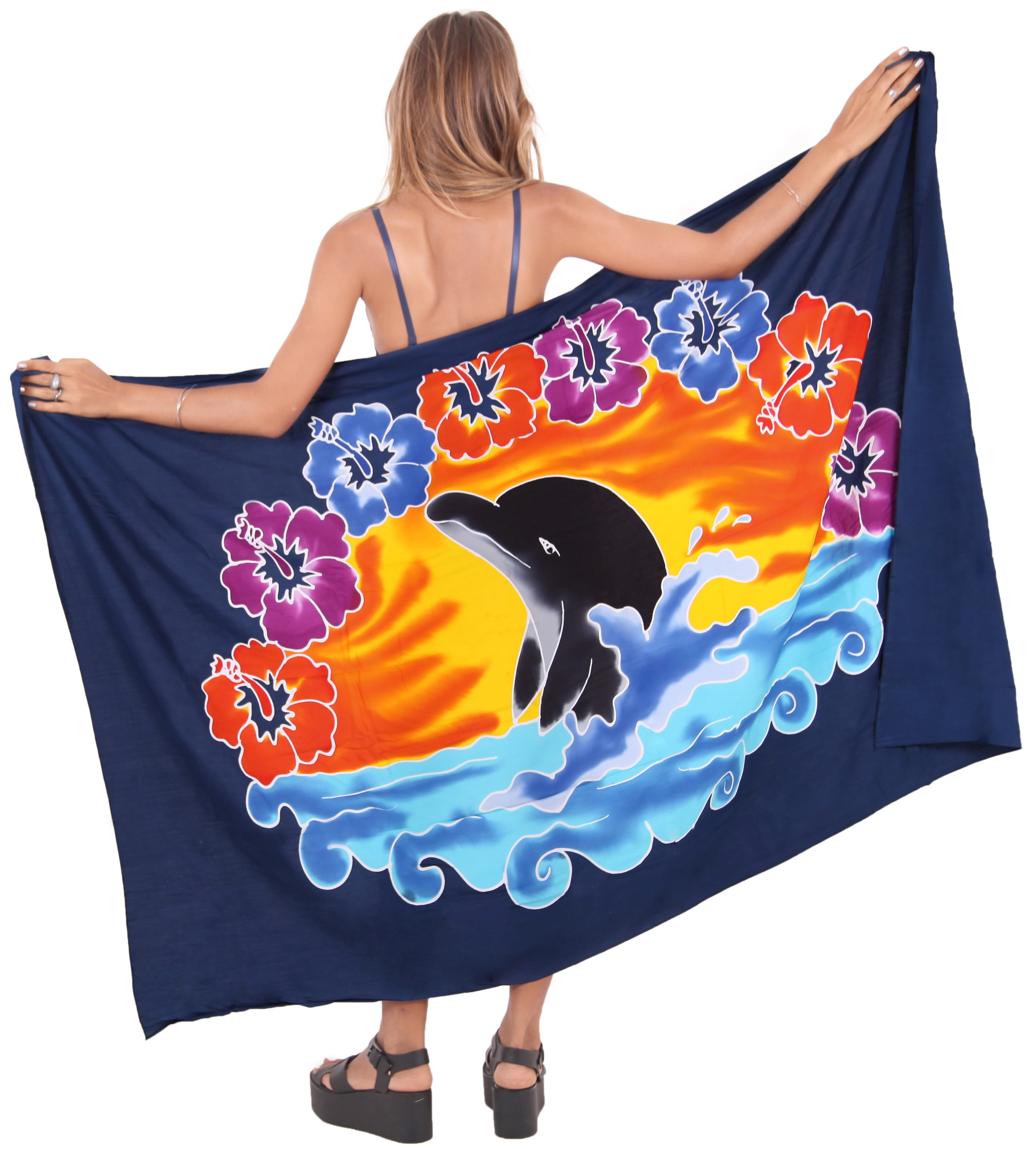 HAPPY BAY Women's Beachwear Summer Beach Wrap Bikini Wraps Sarong ...