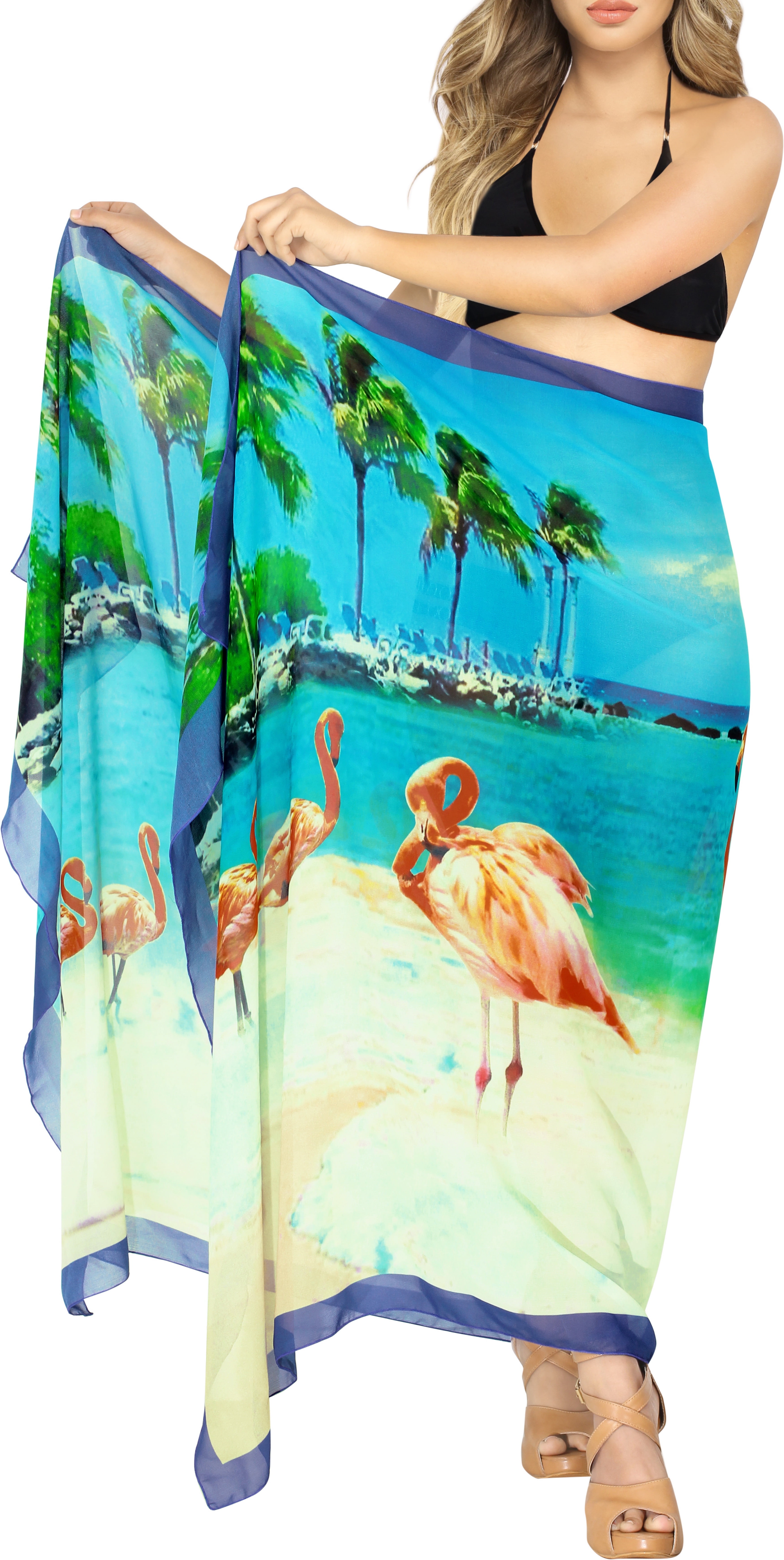 HAPPY BAY Women's Beachwear Summer Bikini Wraps Beach Wrap Coverups ...