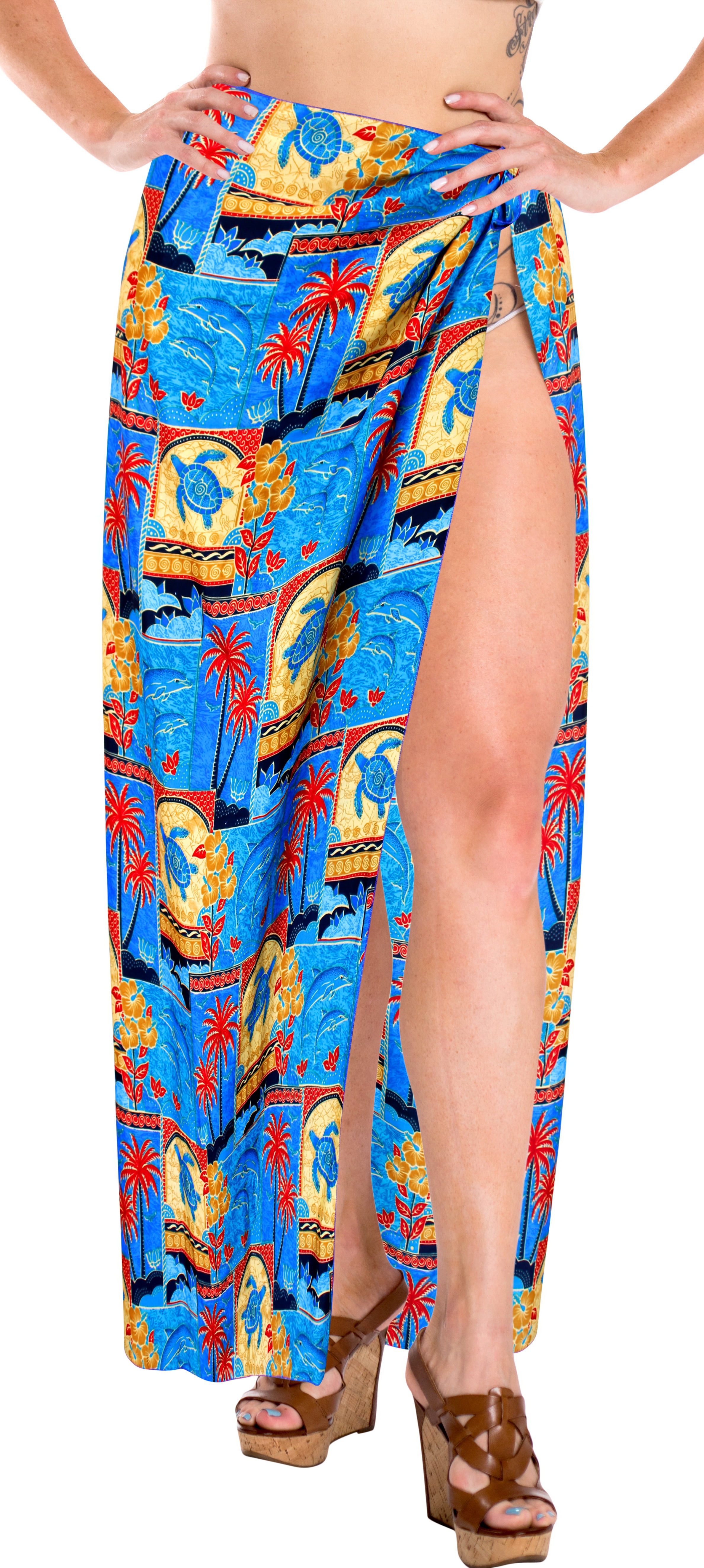 HAPPY BAY Women's Beachwear Summer Bikini Wraps Beach Wrap Swim Cover ...