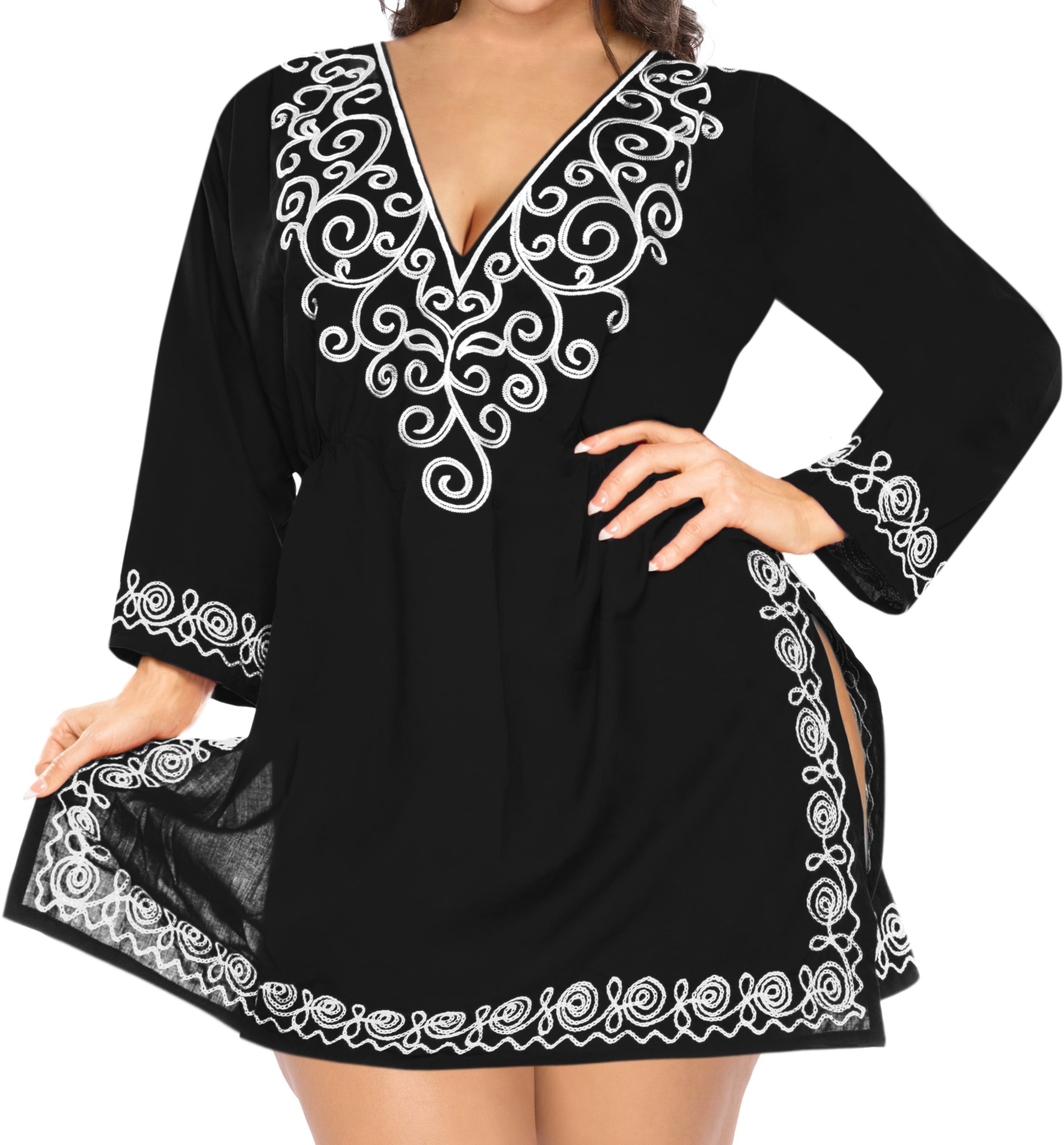 HAPPY BAY Women's Beachwear Summer Short Beach Dress Holiday Swimsuit ...